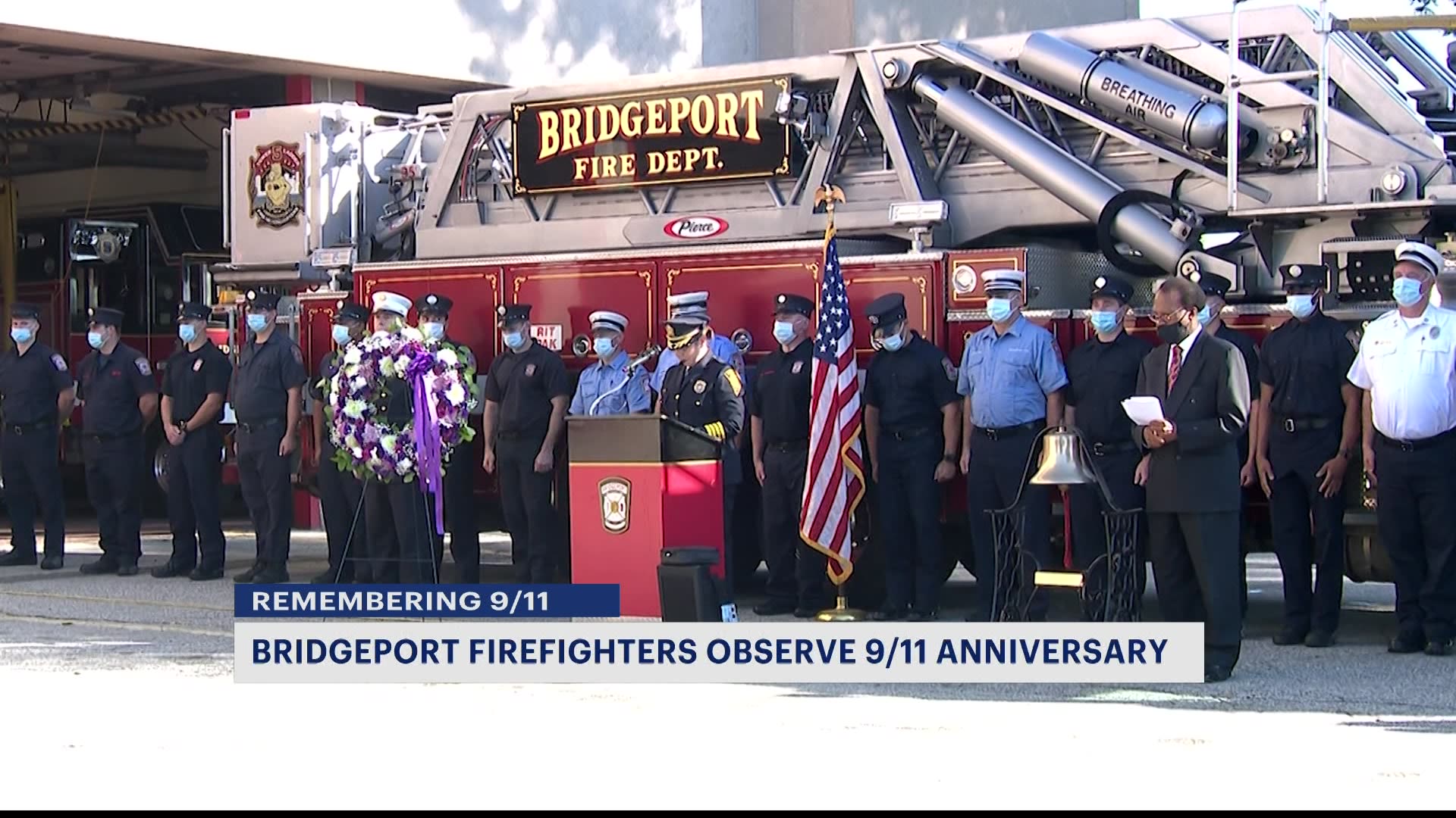 Bridgeport Fire Department pays tribute to victims lost in 9/11 attacks