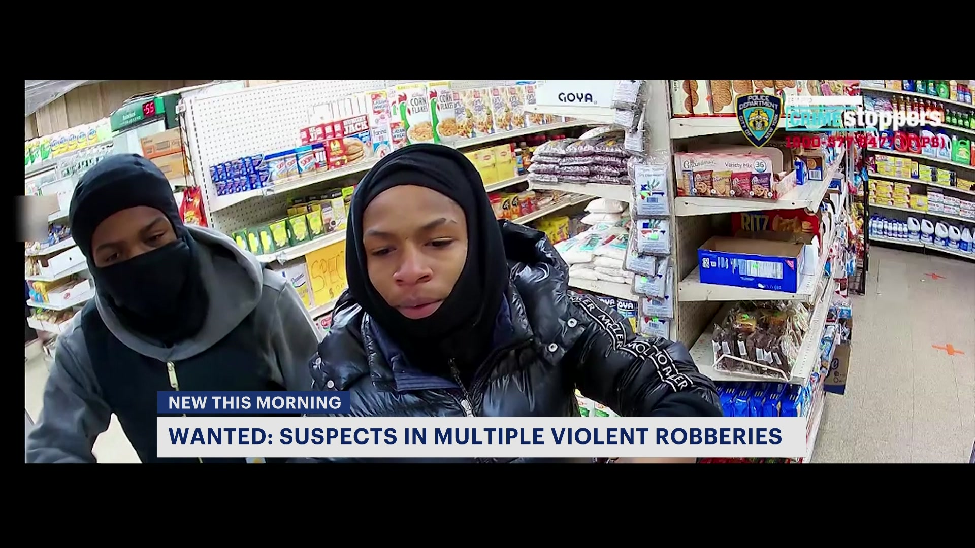 Police: Two suspects wanted for multiple violent Brooklyn robberies