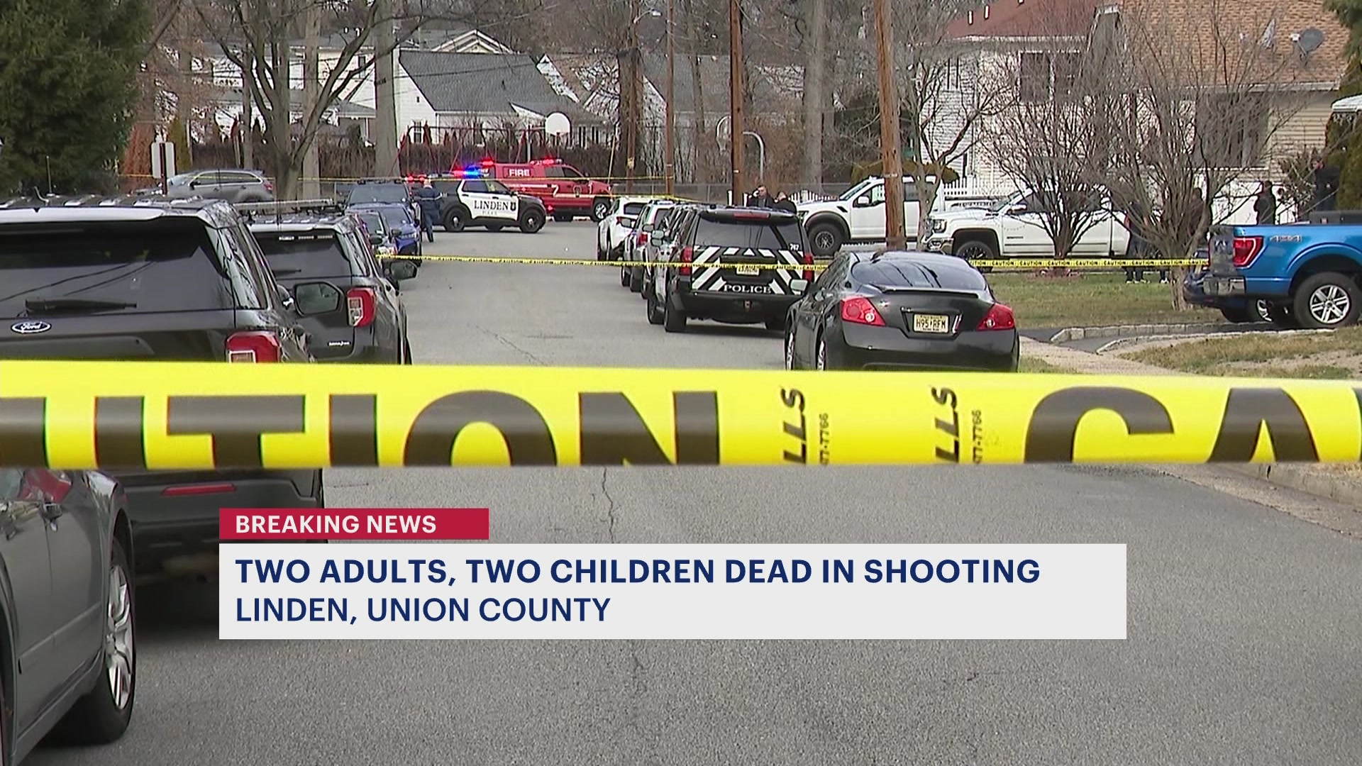 Police: 2 adults, 2 teenagers killed in murder-suicide inside Linden home