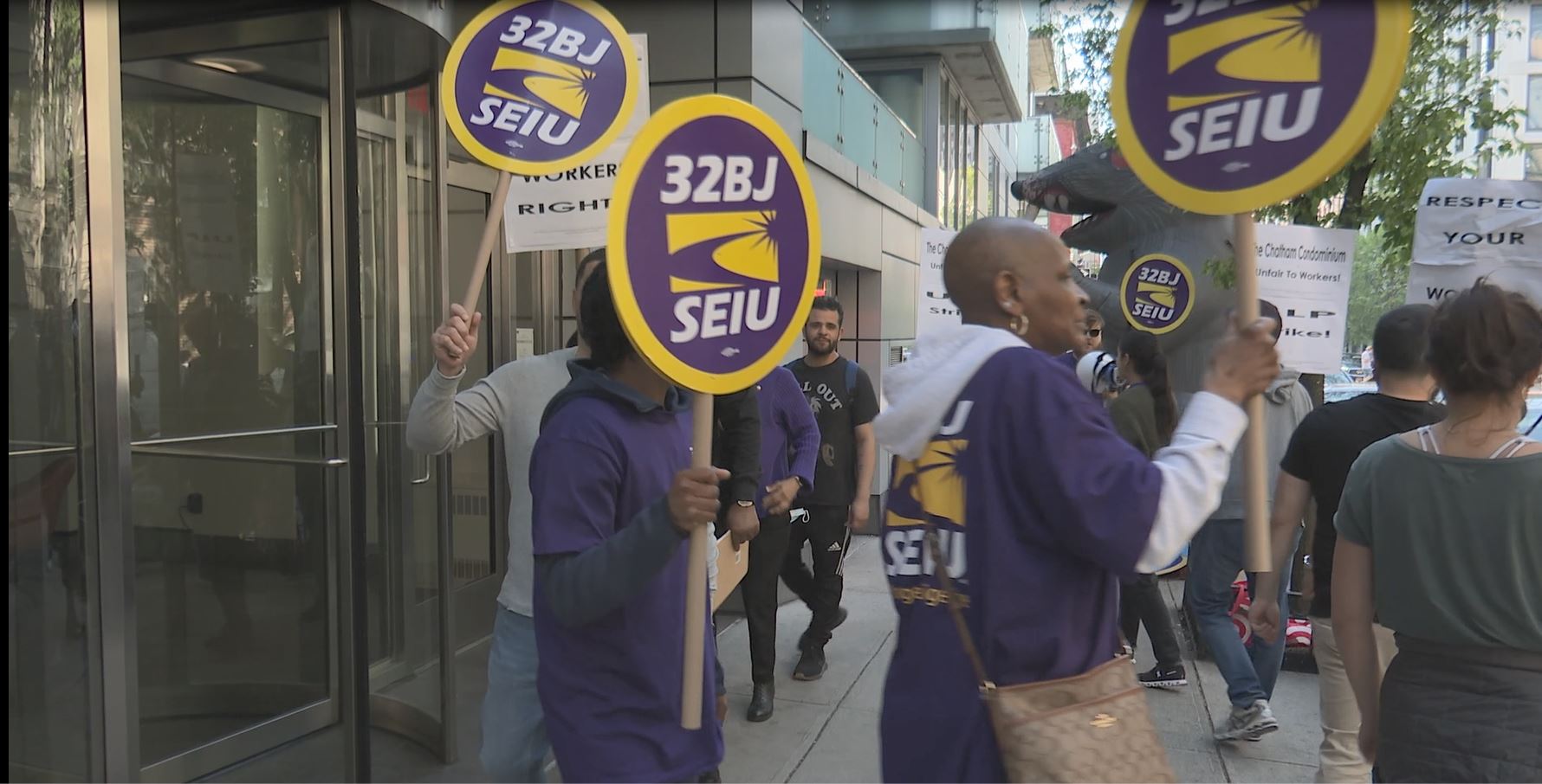 Workers at Midtown building go on strike, say building on hostility ...