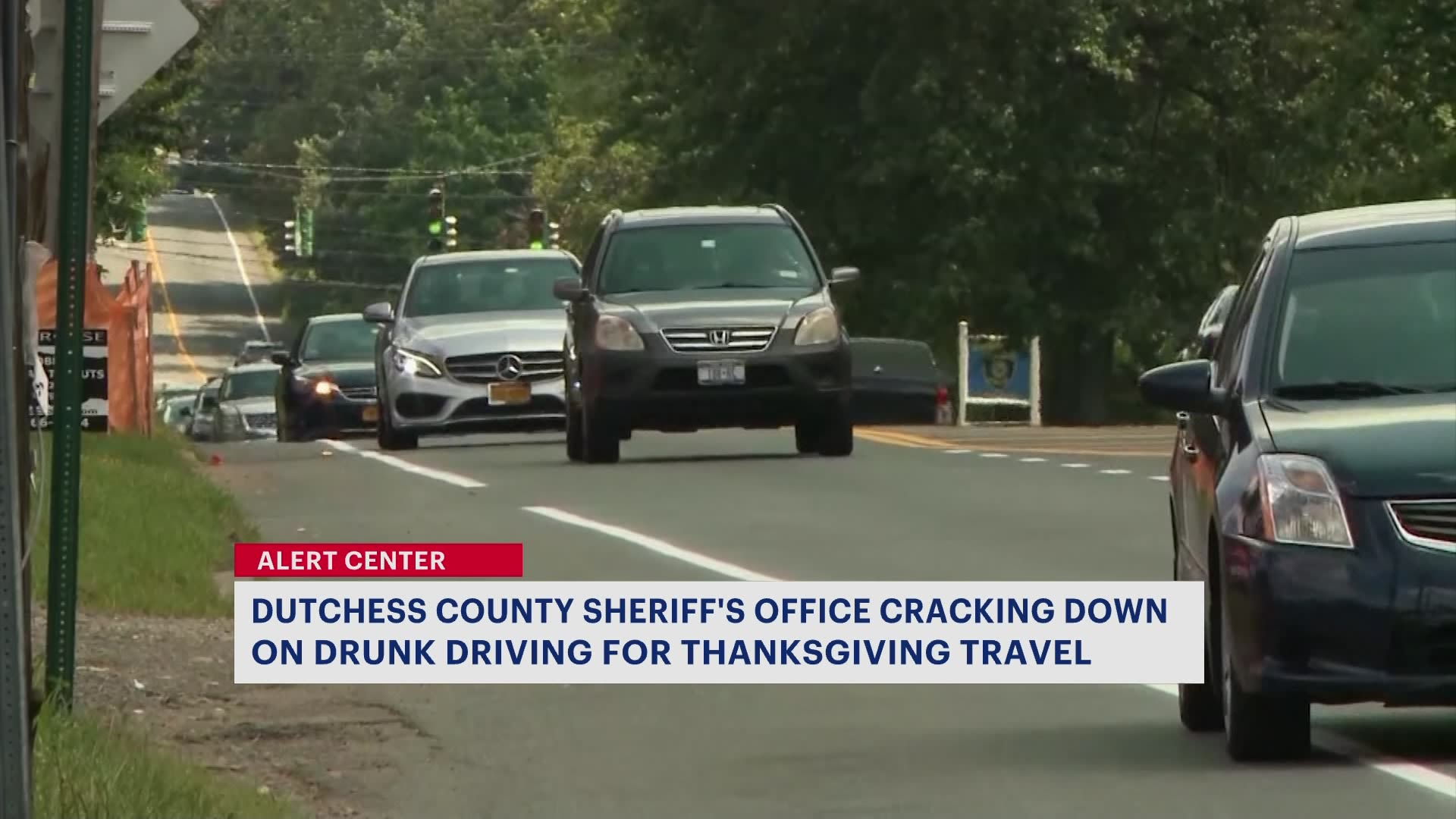Duchess County Sheriff's Office steps up patrols to counter drunk driving during Thanksgiving travel