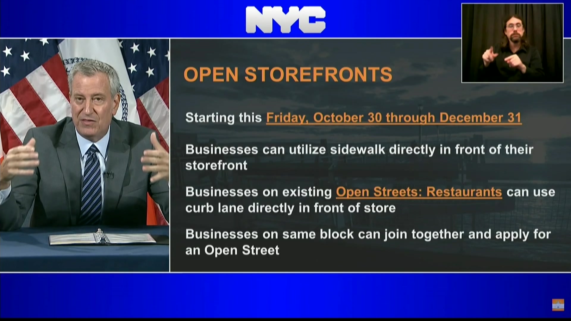Mayor announces Open Storefronts program to help small businesses ...