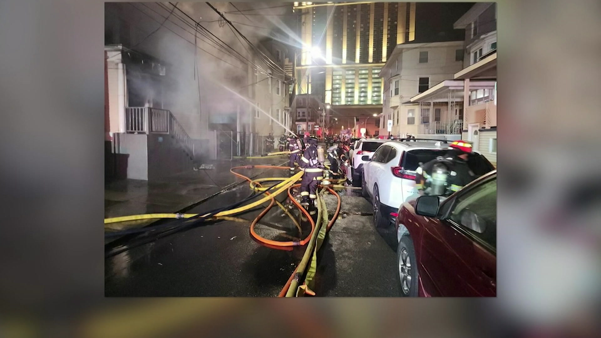 Atlantic City fire damages several buildings; 2 firefighters injured