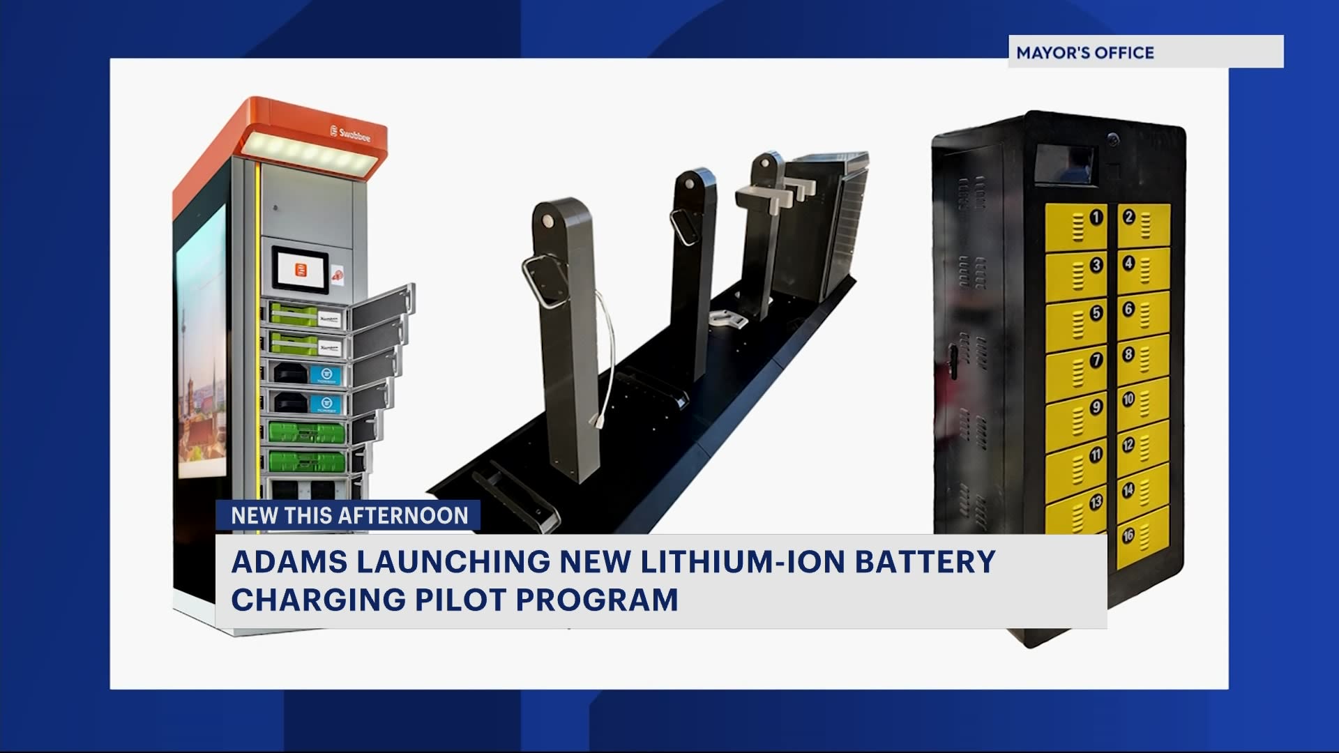 City launches new lithium-ion battery-charging pilot for delivery workers