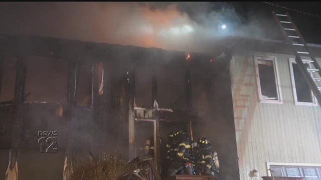 Fire rips through Bellmore home