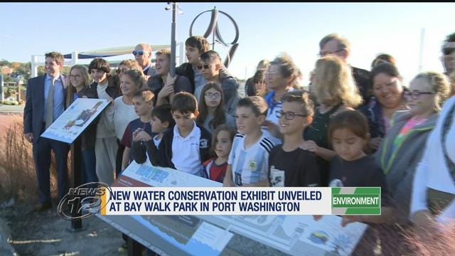 New water conservation exhibit unveiled at Bay Walk Park