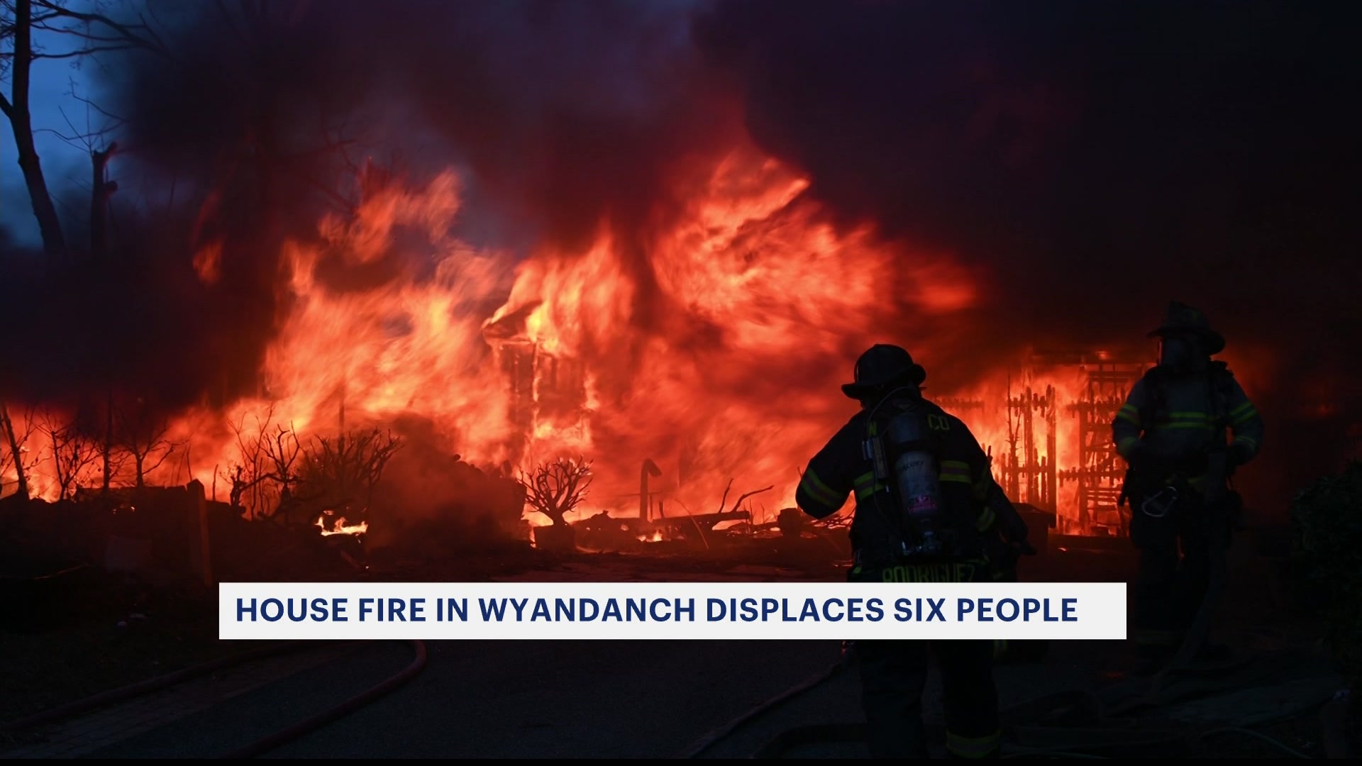 News 12 | Long Island | Officials: 6 displaced after windy weather fans ...