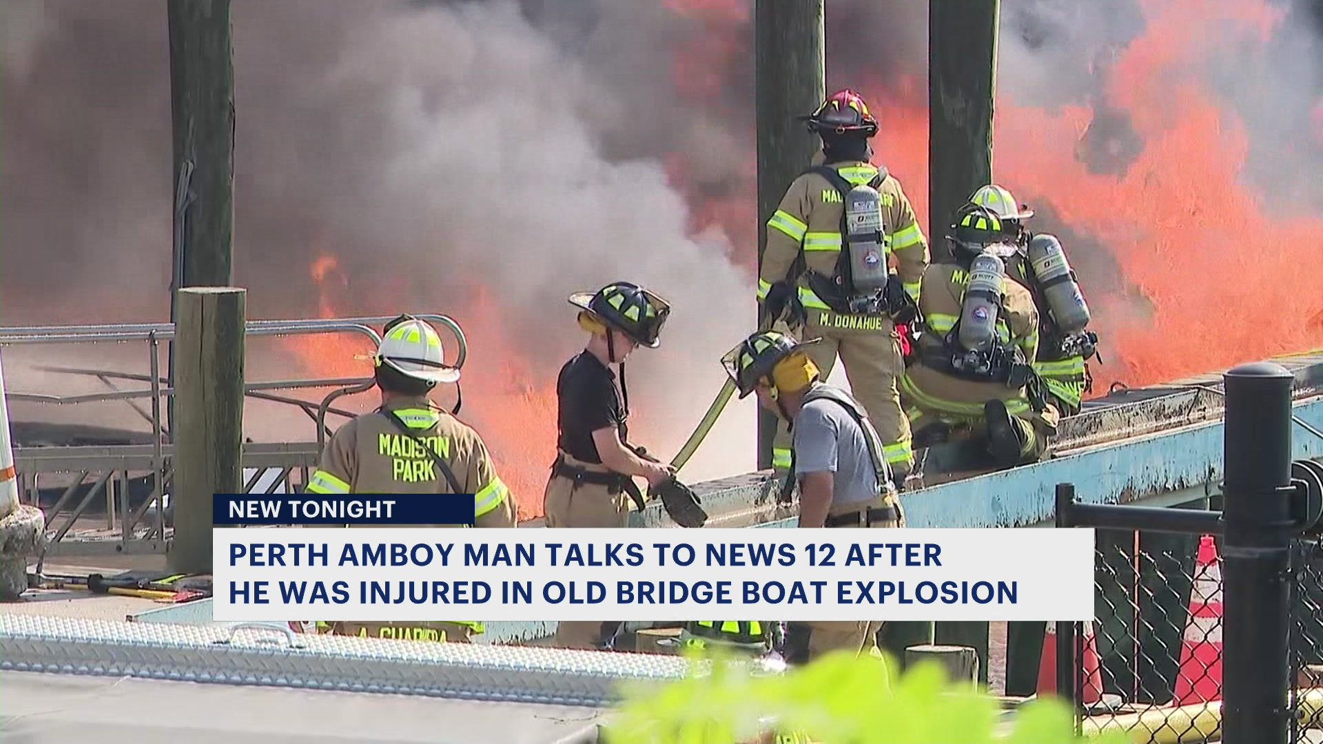 ‘Like a bomb went off.’ 2 injured in boat explosion at Old Bridge ...