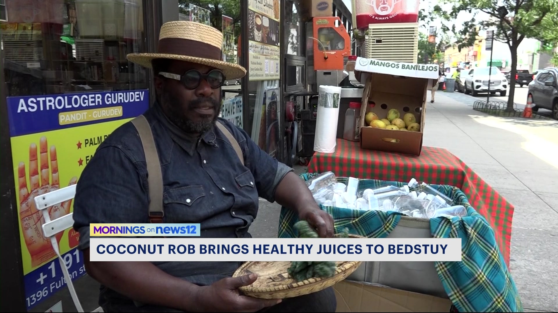 'Coconut Rob' discusses creation of his juice business in Bed-Stuy