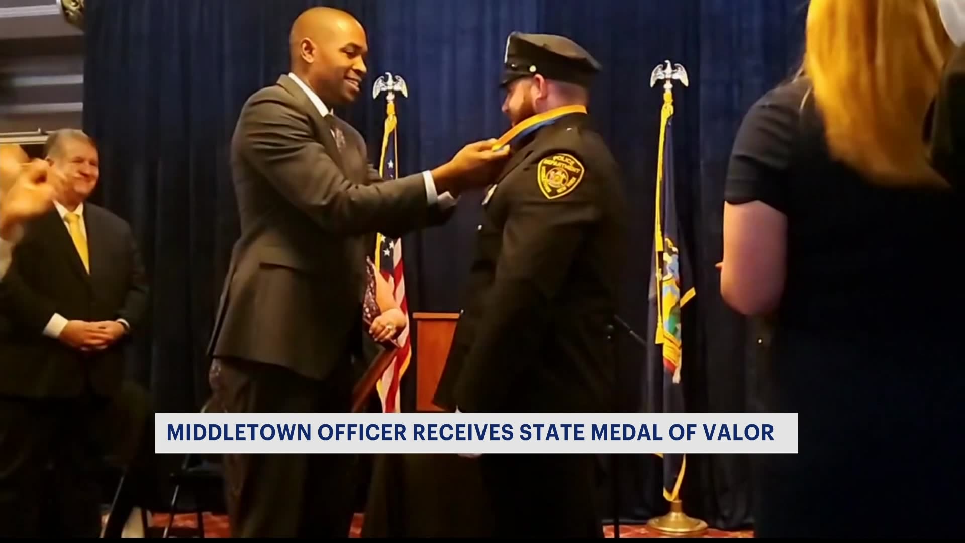 Middletown officer receives NY State Police Officer Medal of Valor