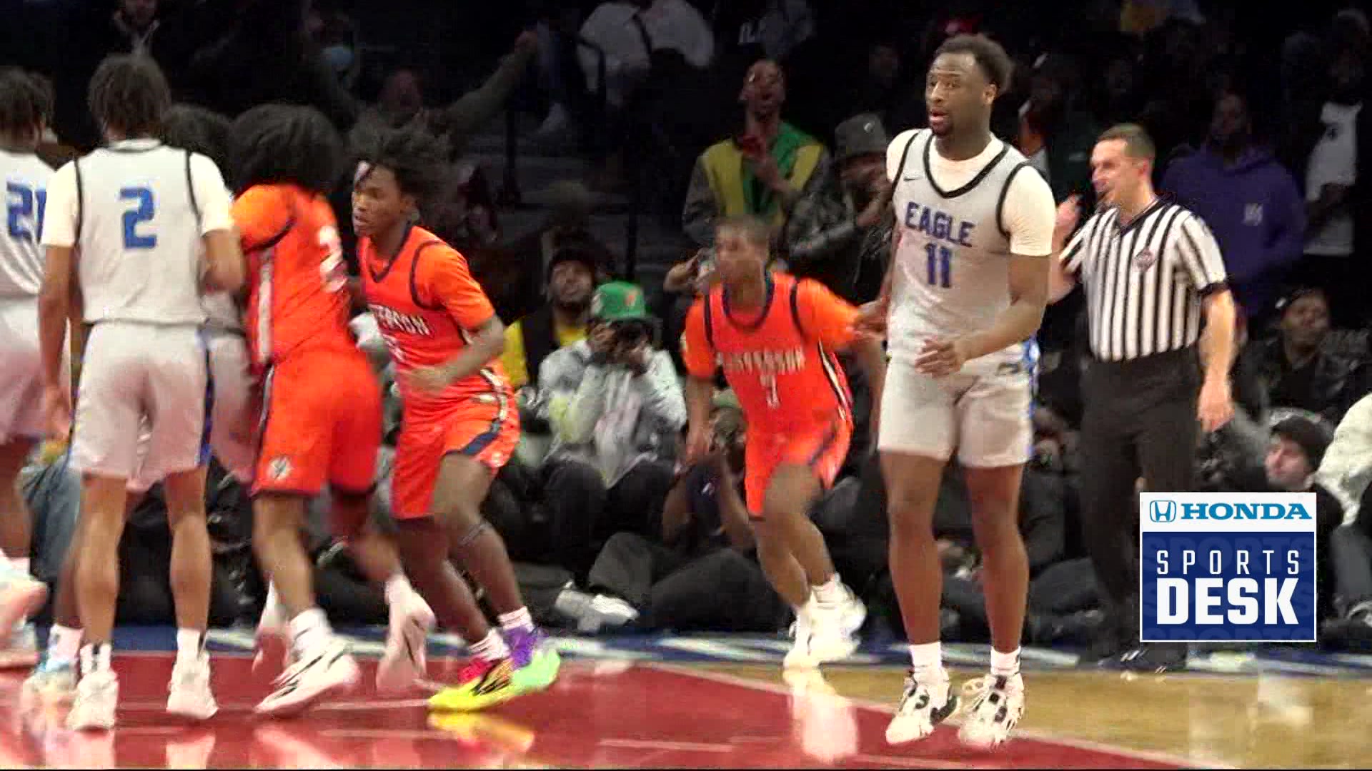 News 12 | Bronx | High School Heavyweights Square Off At Barclays ...