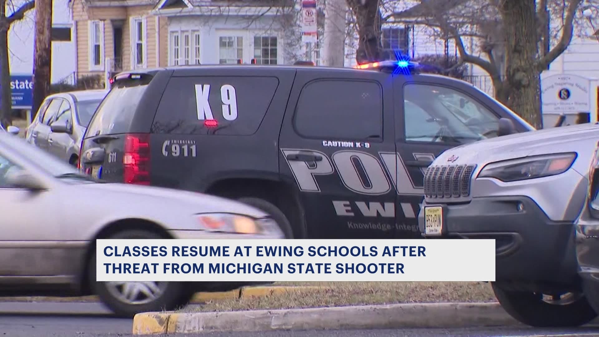 Classes resume at Ewing schools after threat from Michigan State shooter
