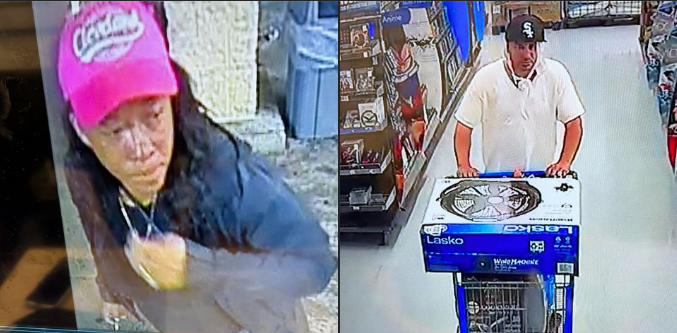 Surveillance images show Walmart shoplifting suspects in Stratford