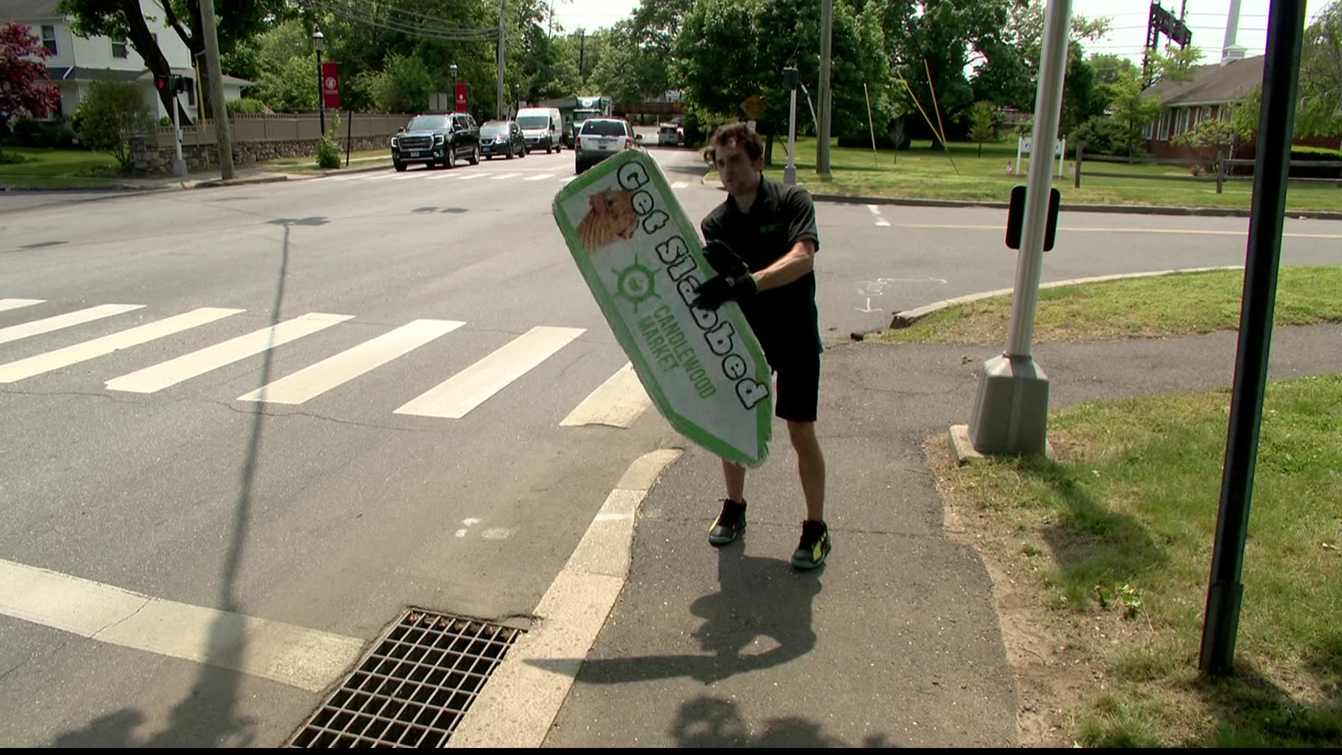 Fairfield 'sign spinner' puts a fun twist on company's advertising strategy