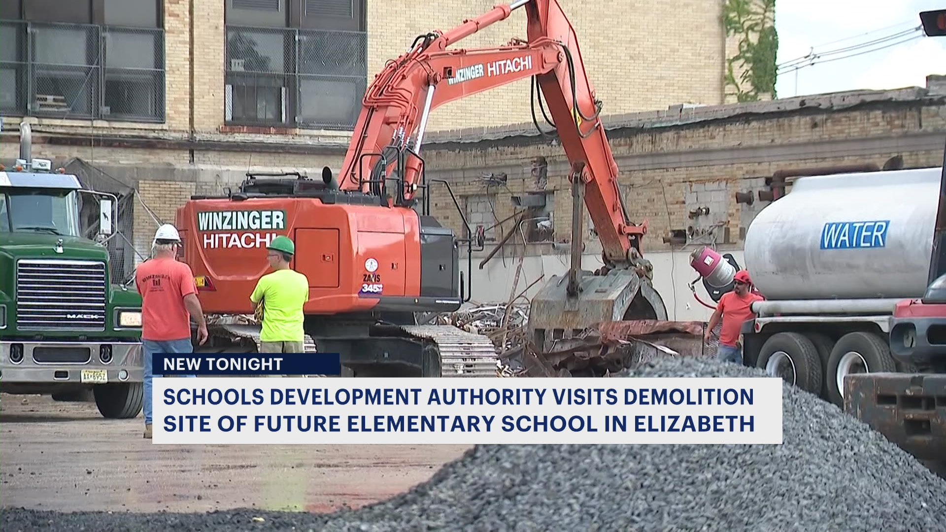 Former Joseph Battin School in Elizabeth demolished to make way for new ...