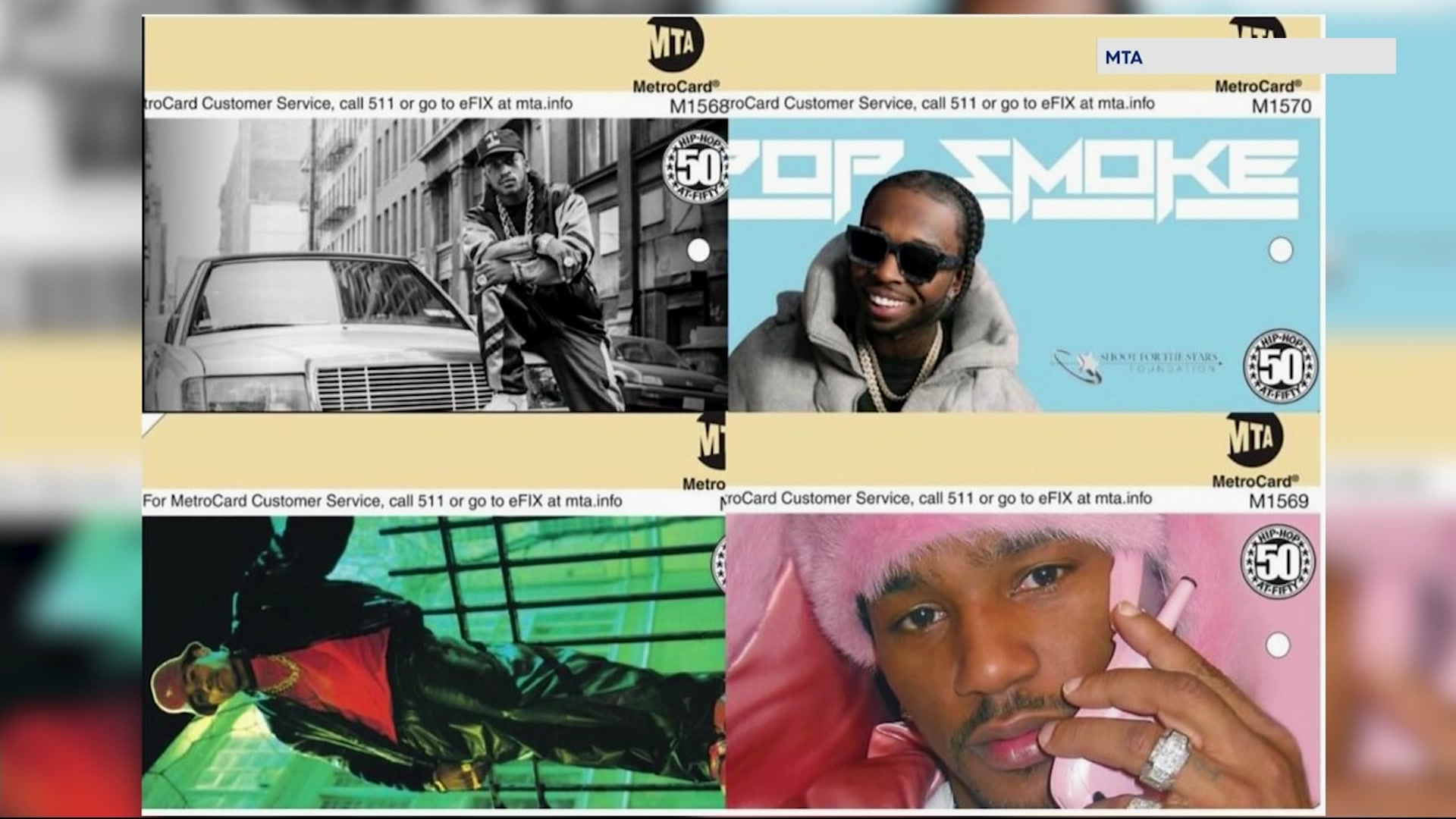 MTA releases new MetroCards inspired by 50th anniversary of hip-hop