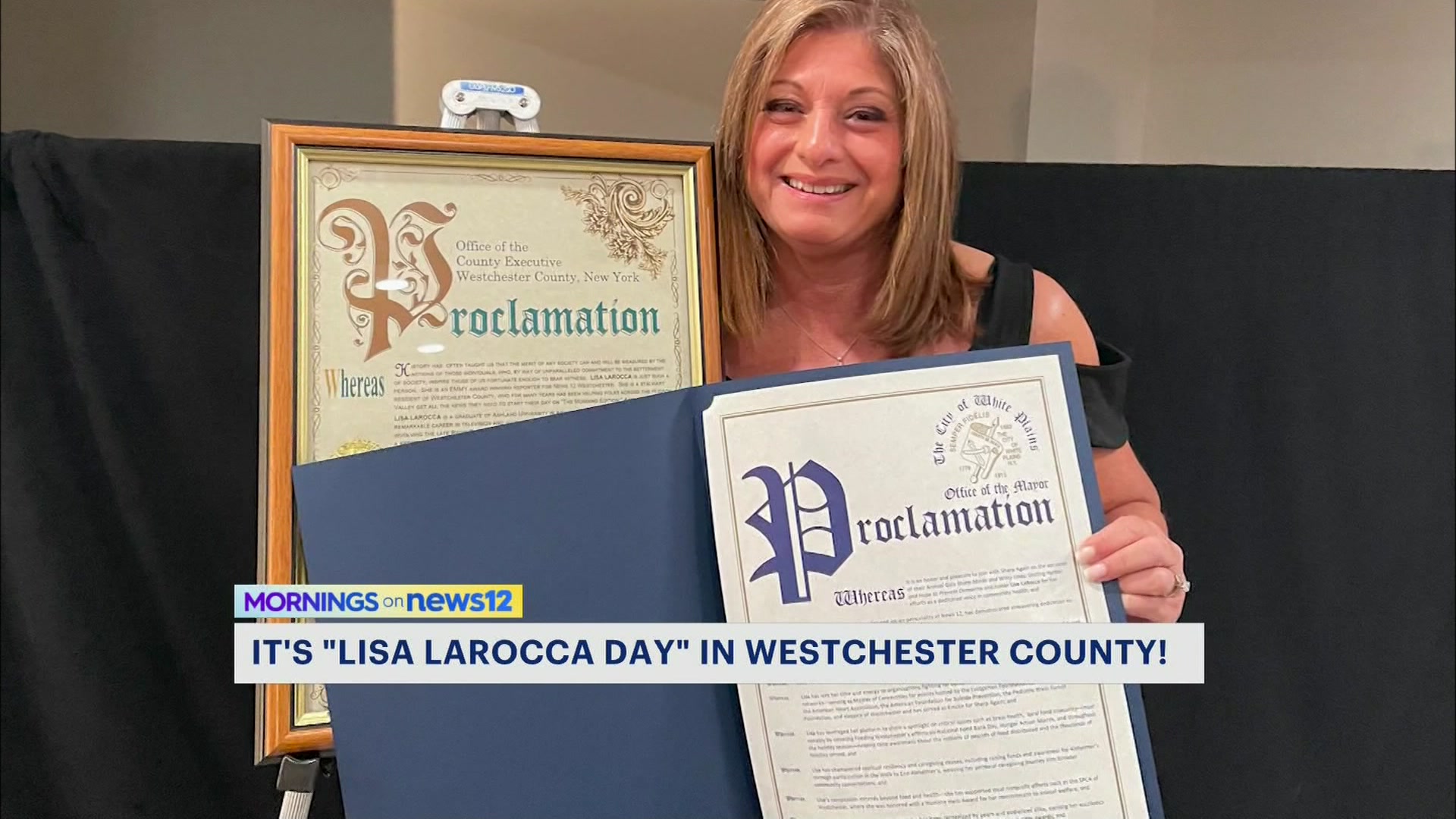 Westchester declares Lisa LaRocca Day to honor News 12 reporter