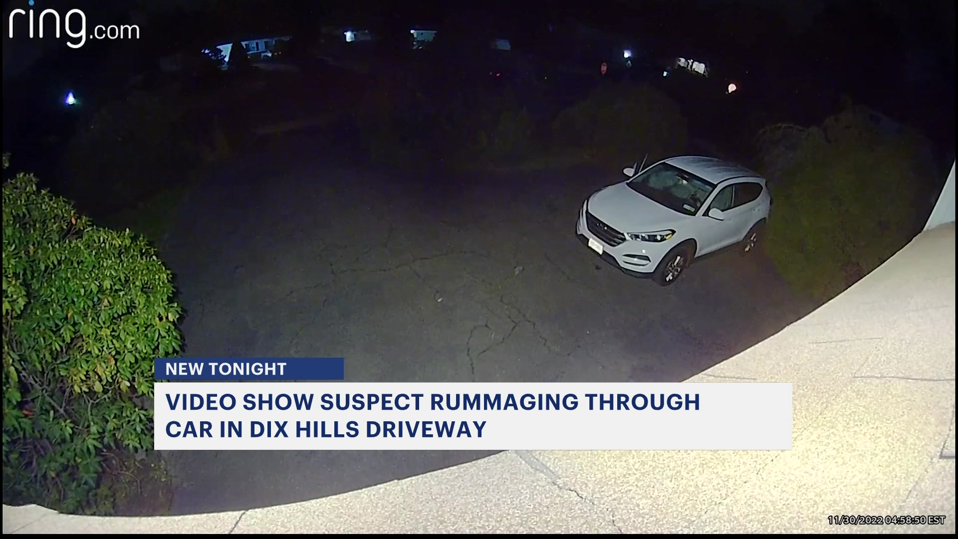 Caught on camera: Suspect seen rummaging through unlocked car in Dix Hills