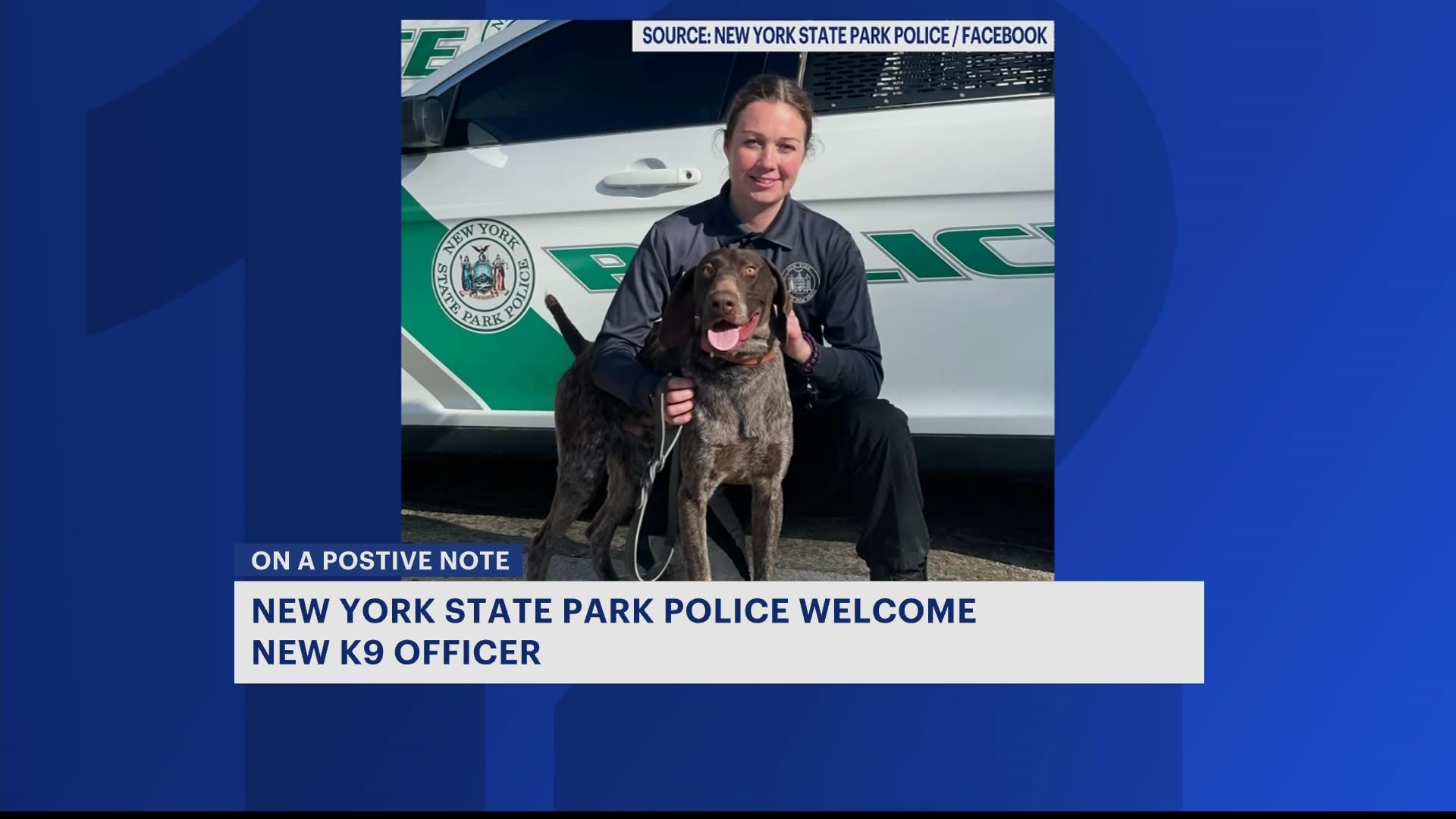 NY State Park Police welcome new K-9 officer