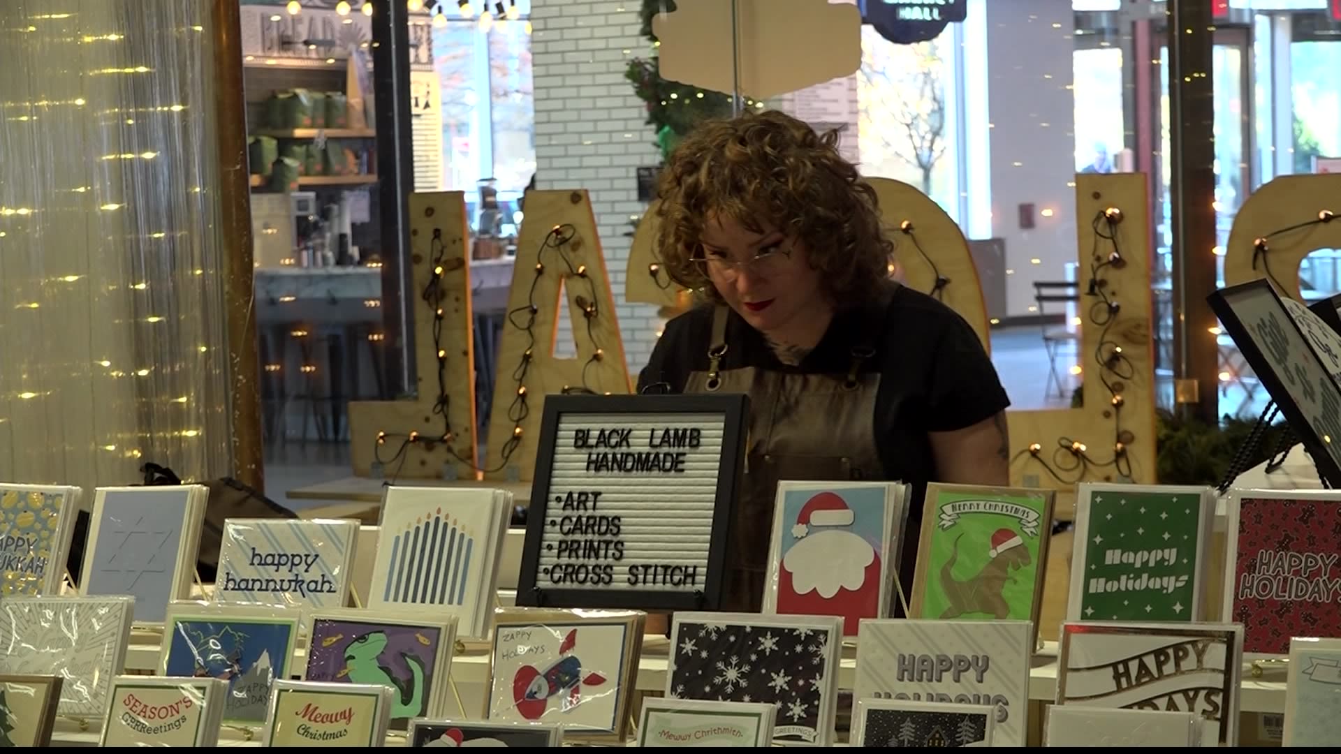 Small businesses gather at Makers Show market in downtown Brooklyn