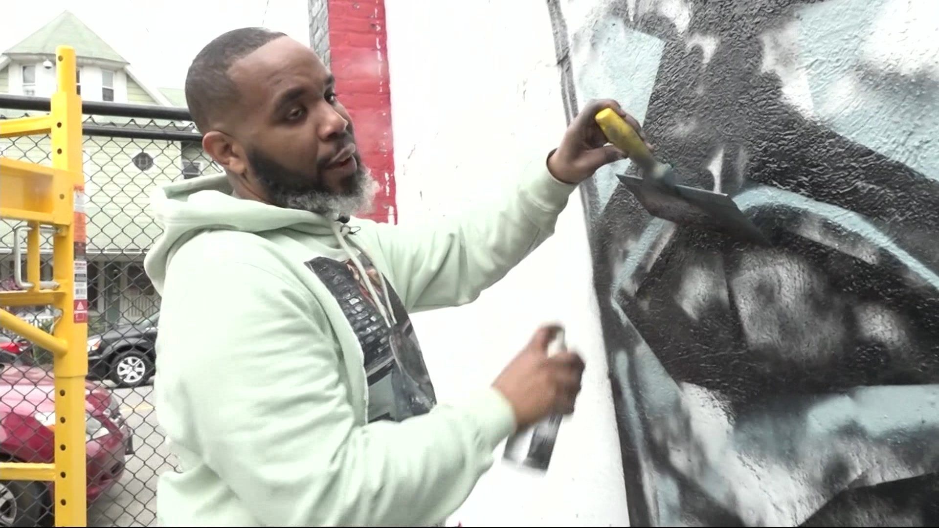 Mural painted in Yonkers for late rapper DMX