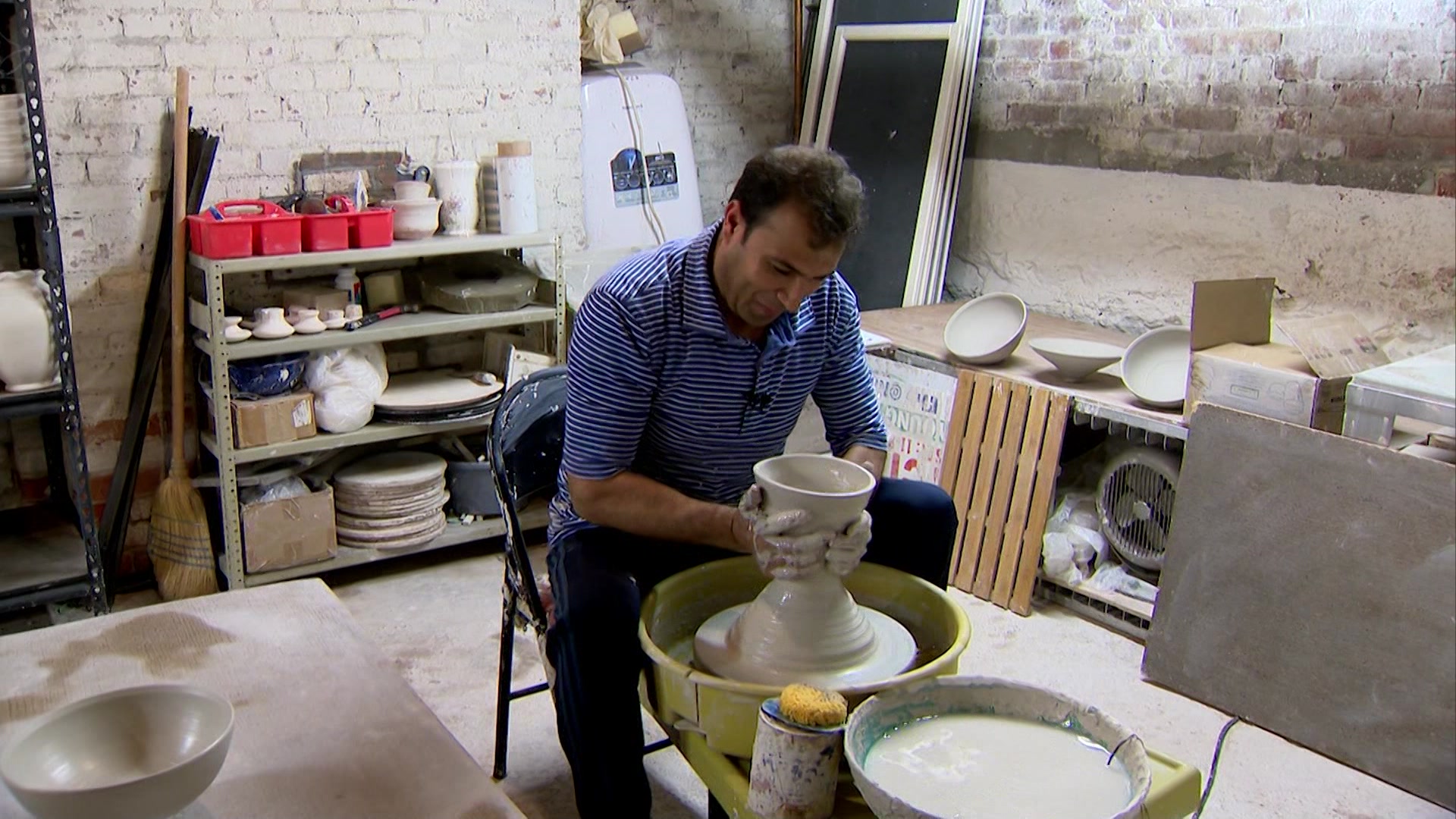 News 12 | Connecticut | Pottery artist from Afghanistan adapts his ...
