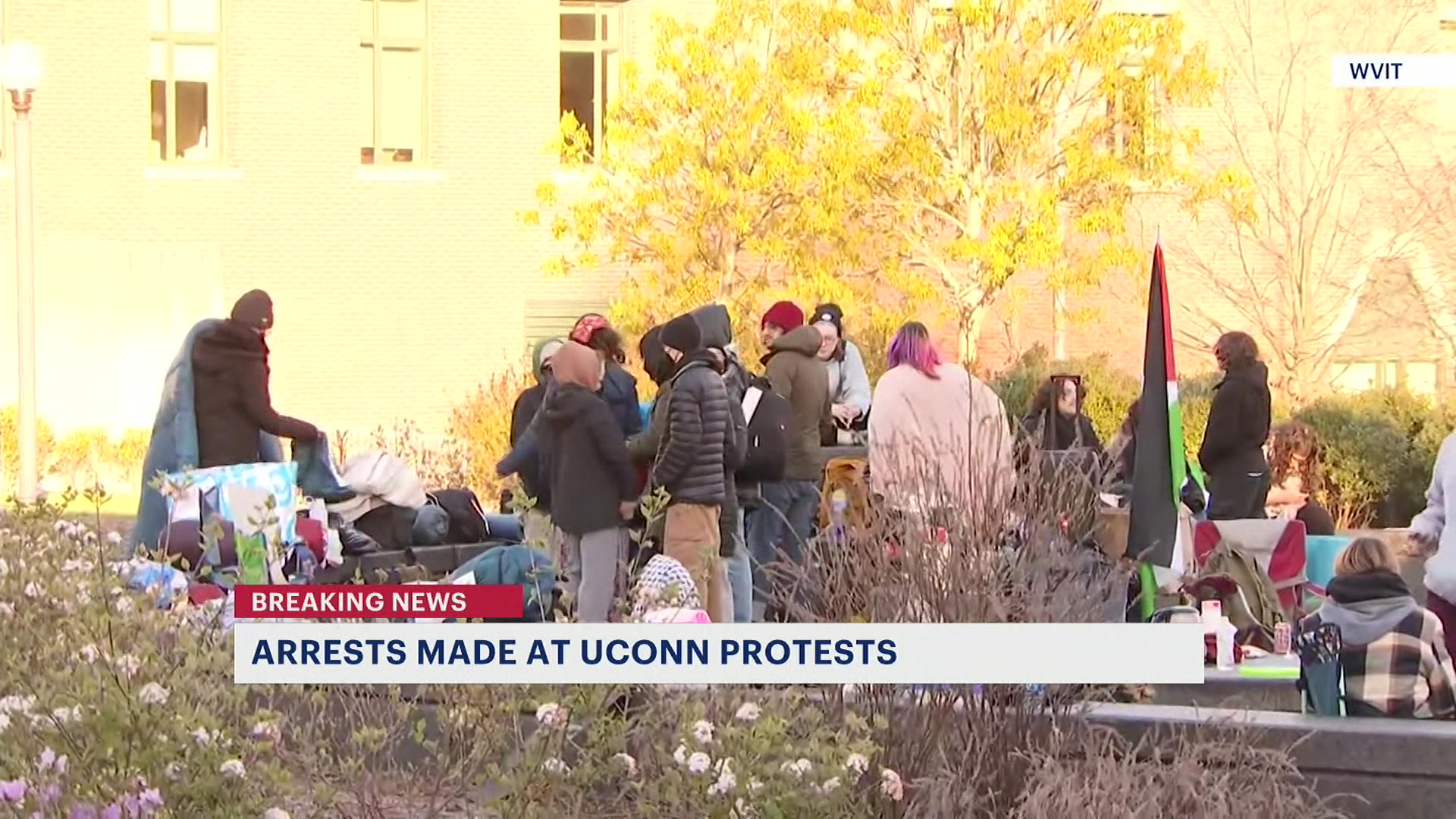 UConn police tear down pro-Palestinian encampments, some protesters ...