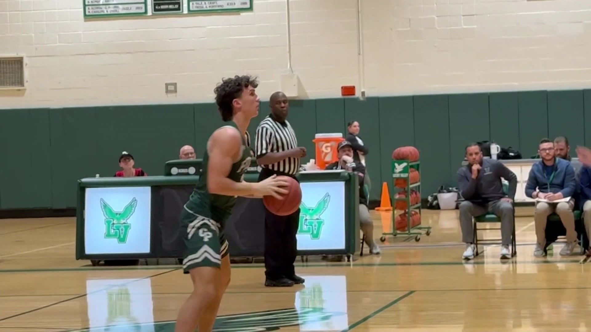 News 12 | Long Island | Carle Place Senior Beats School Basketball ...