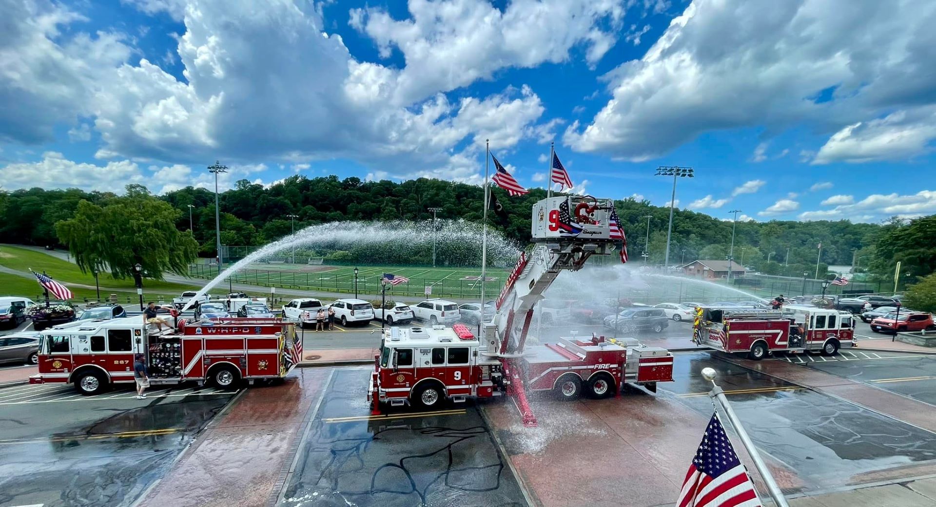 West Harrison Fire Department unveils its latest fire truck with a ...