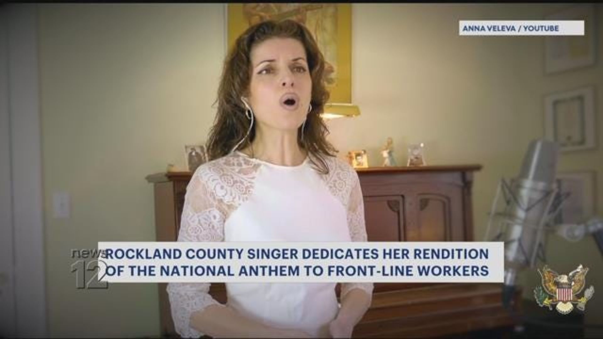 Opera Singer Dedicates Rendition Of National Anthem To Essential Workers