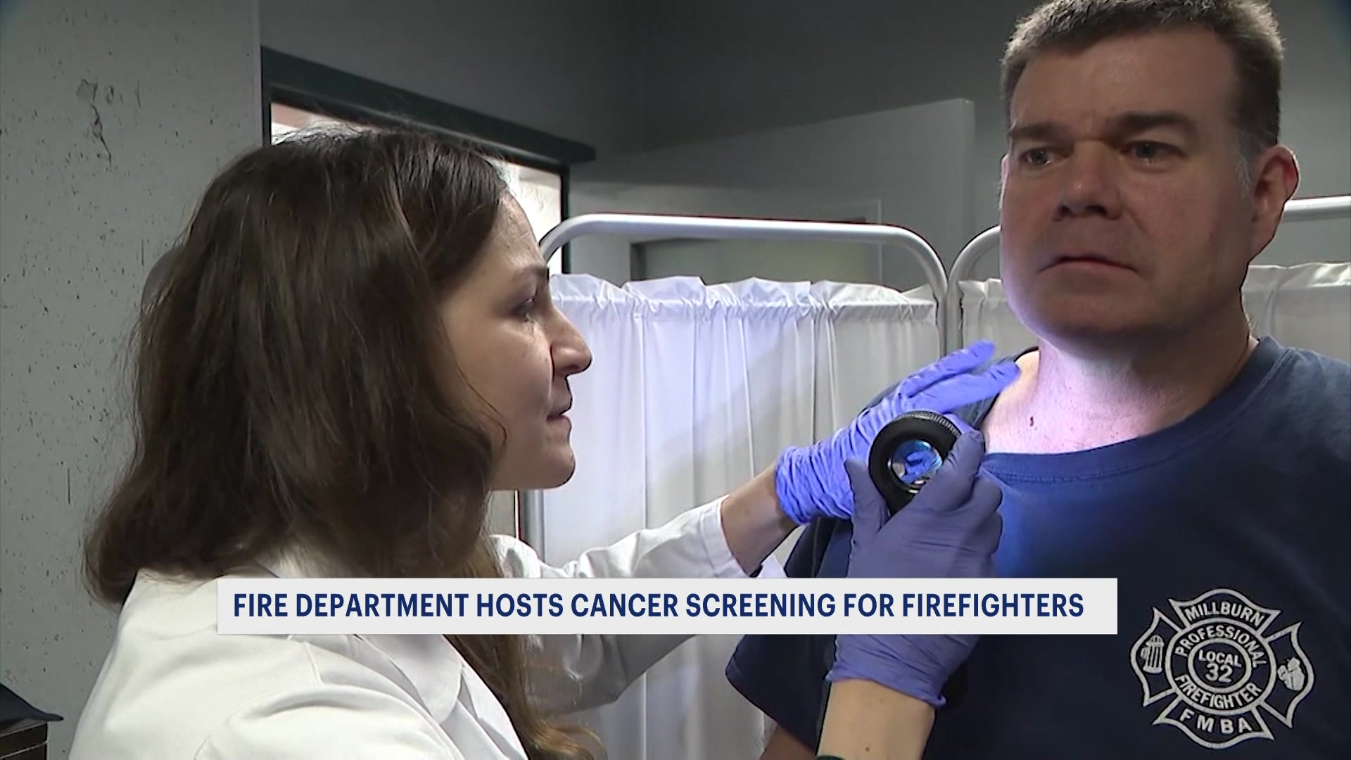 Millburn Fire Department hosts skin cancer screening for firefighters