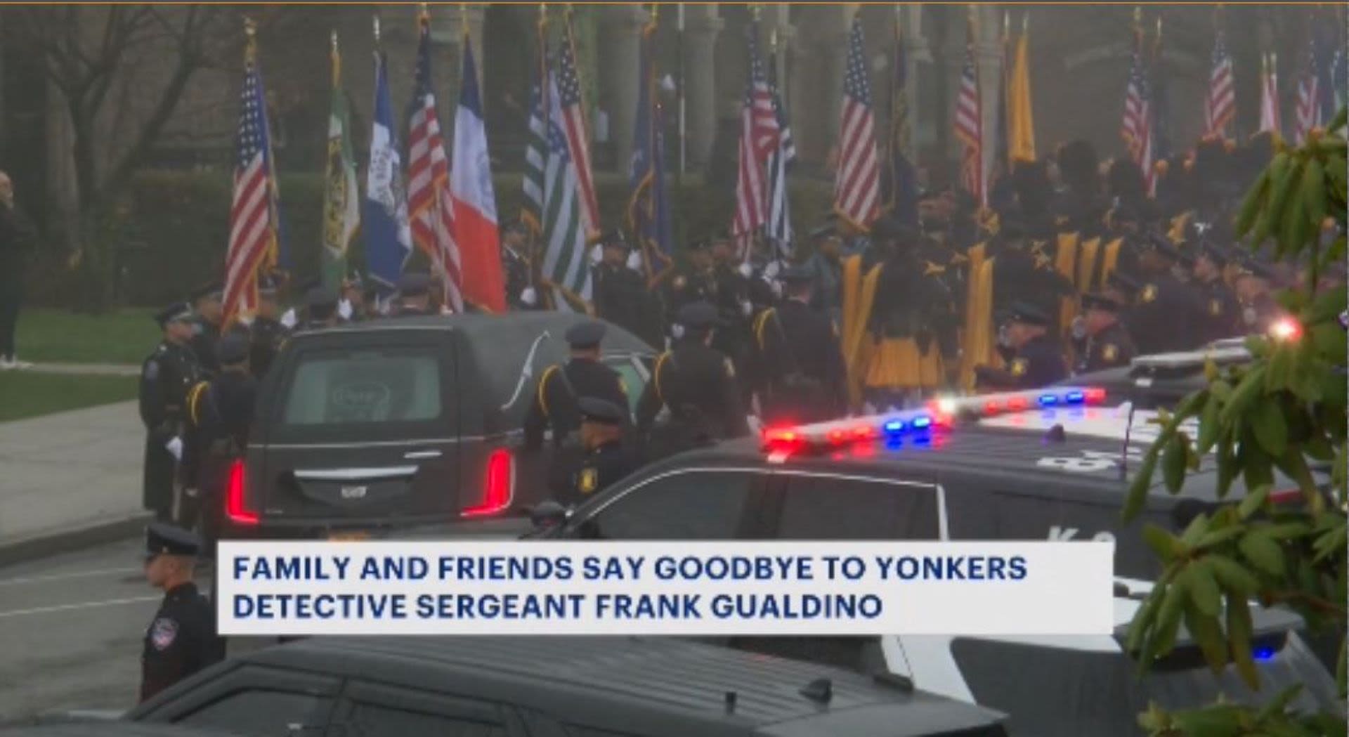 Funeral service held for fallen Yonkers Detective Sgt. Gualdino