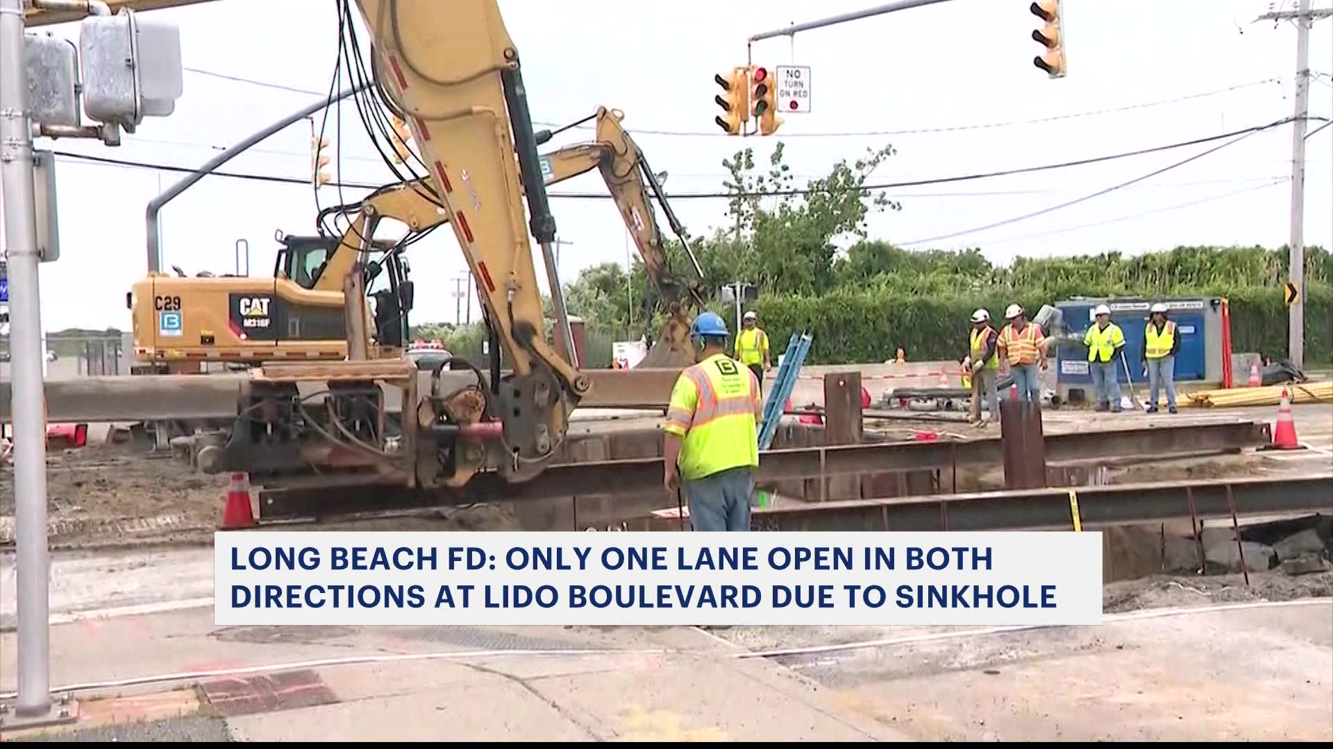 News 12 | Long Island | Traffic management office: 1 lane open in each ...