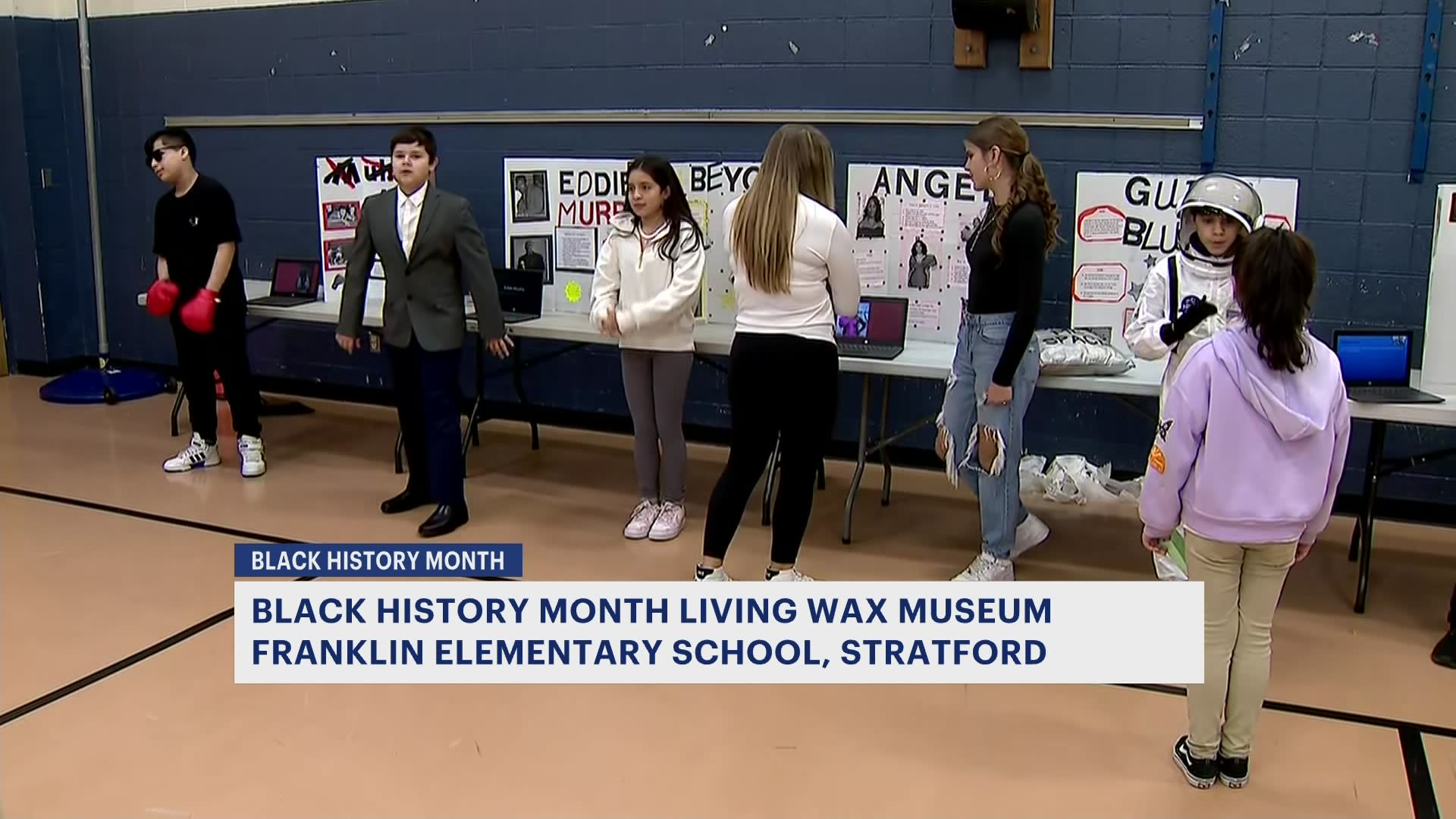 Students in Stratford celebrate Black History Month with a living wax ...