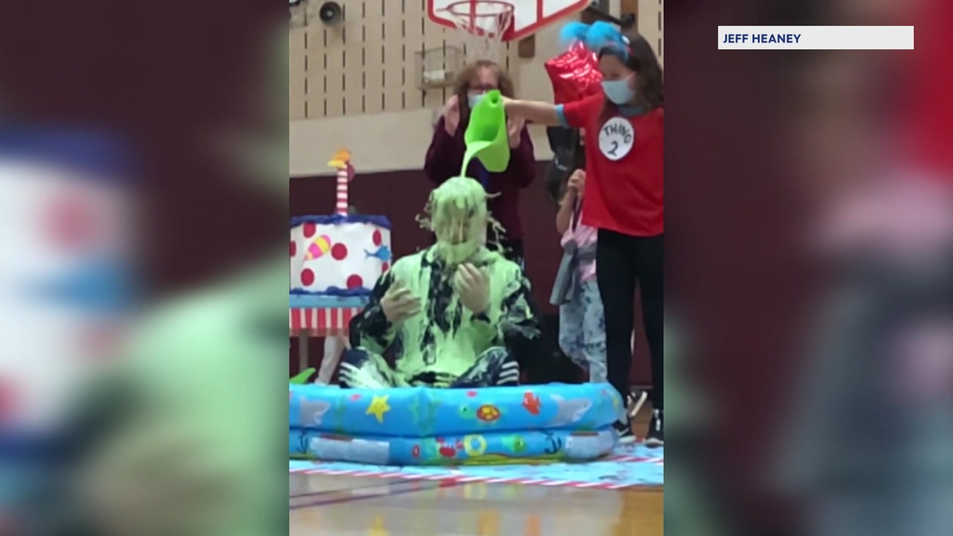 Jersey Proud: Principal gets slimed as reward for students completing ...