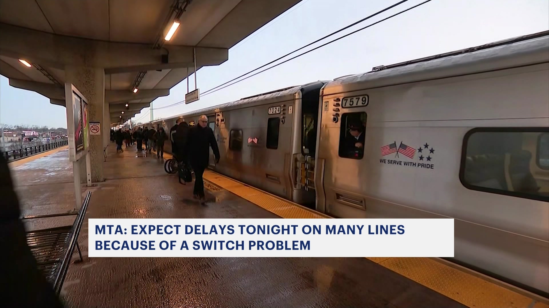 MTA: Delays possible on multiple LIRR lines through Jamaica this evening
