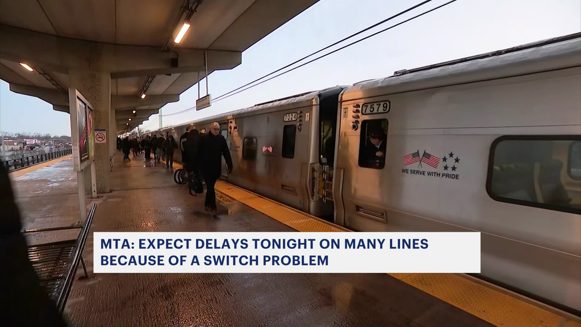 MTA: Delays possible on multiple LIRR lines through Jamaica this evening