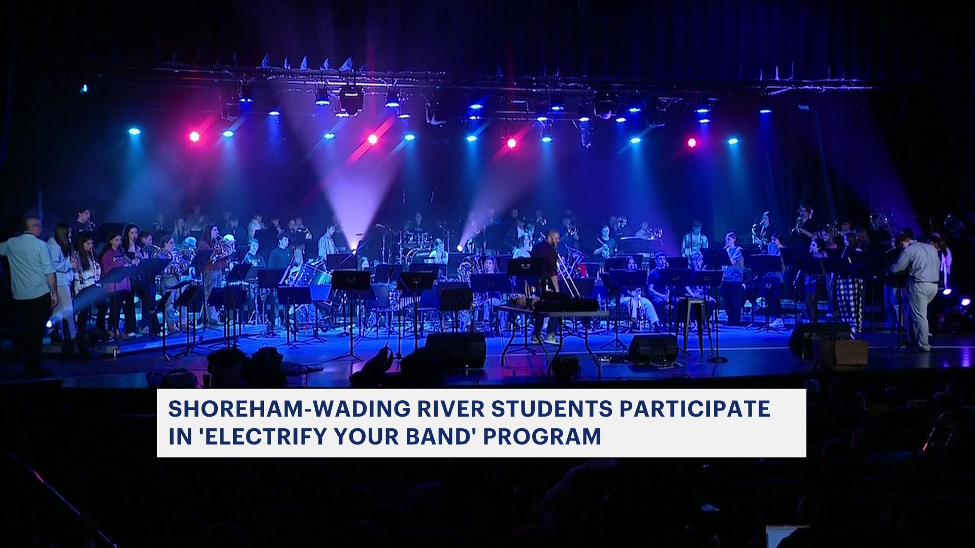Shoreham-Wading River students participate in 'Electrify Your Band' program