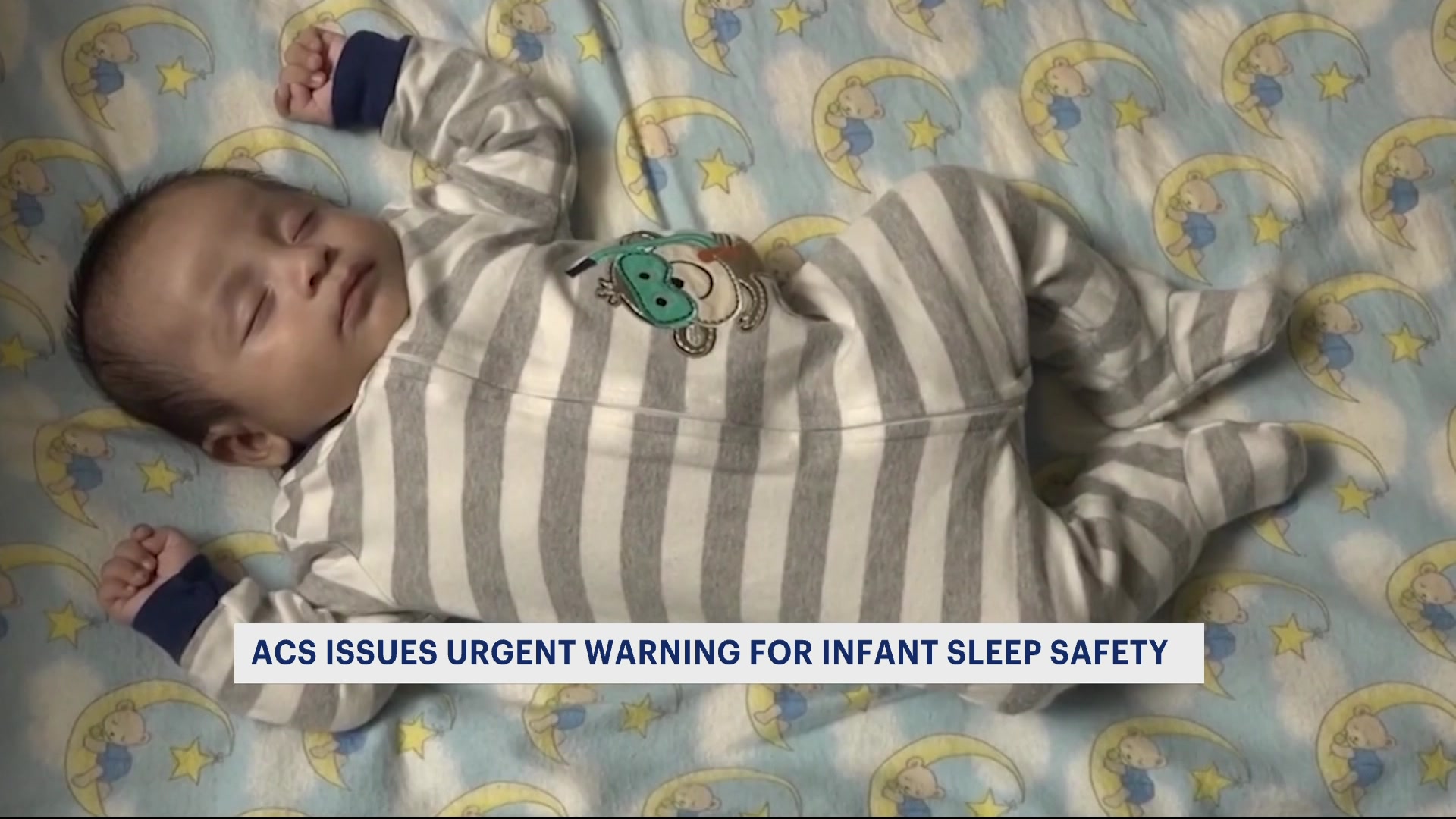 ACS offers tips on putting infants to sleep