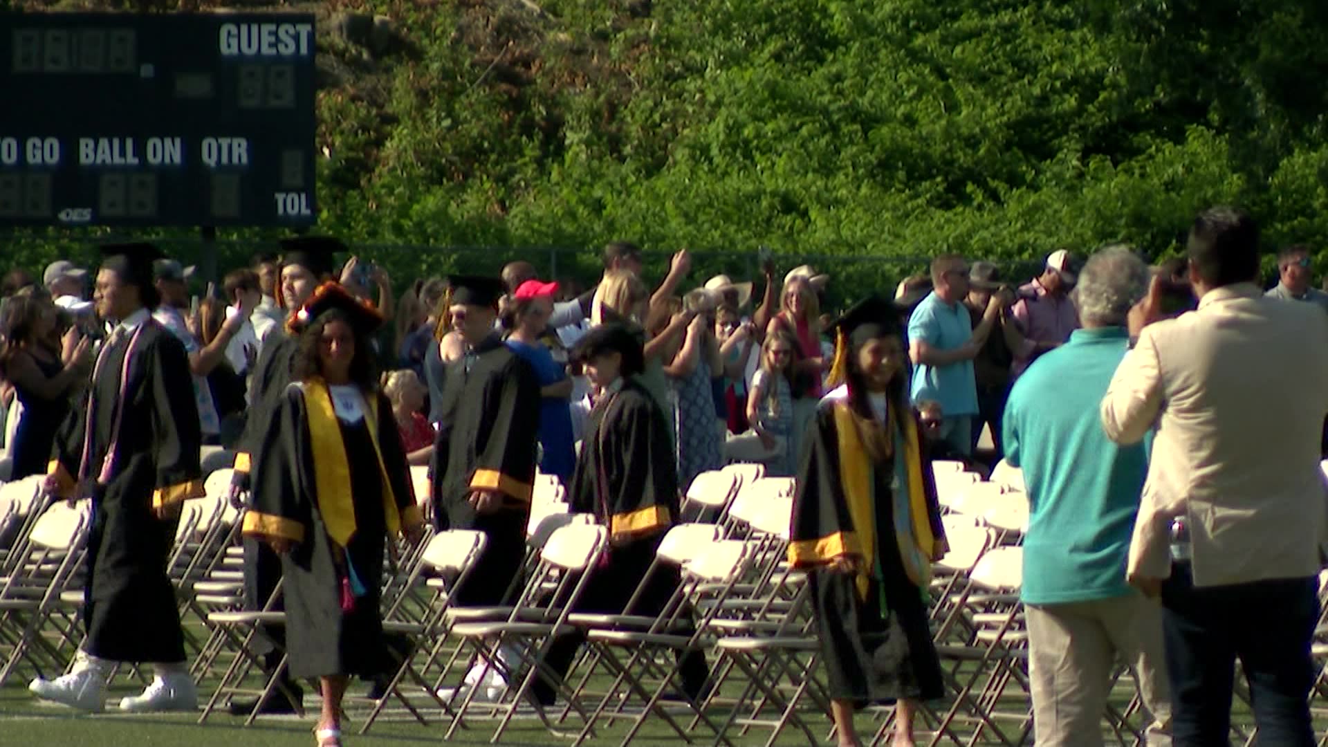 Milford high school students graduate from Jonathan Law High School