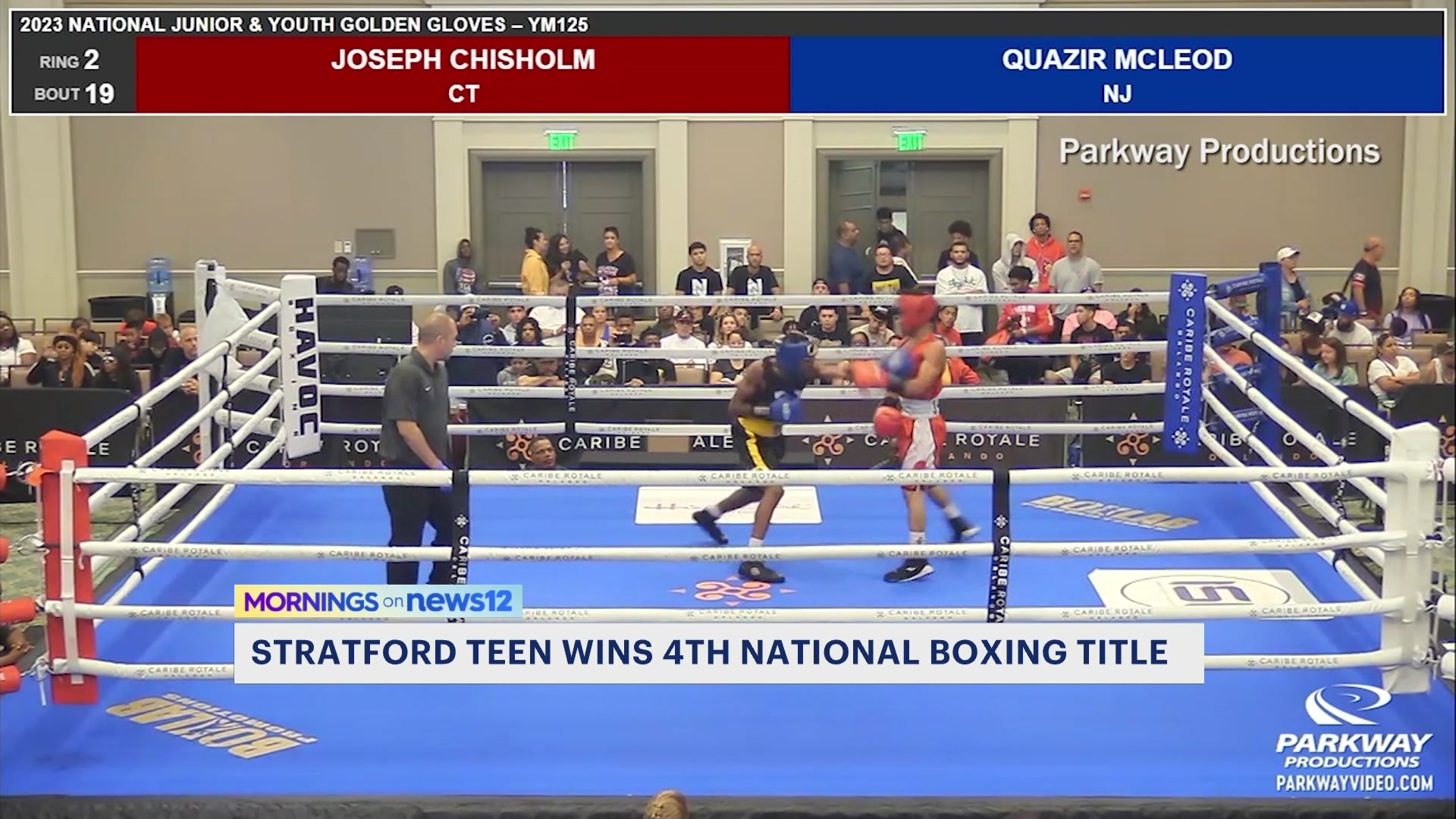 17-year-old Connecticut boxer wins 4th national title in boxing