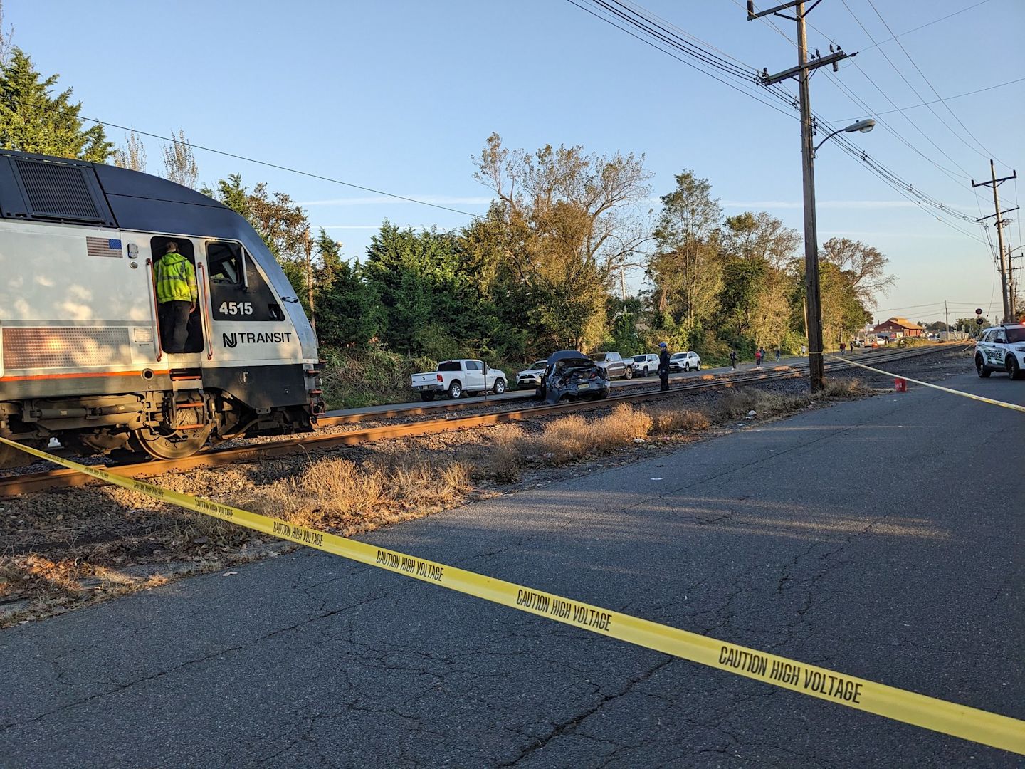 North Jersey Coast Line rail service resumes following motor vehicle ...