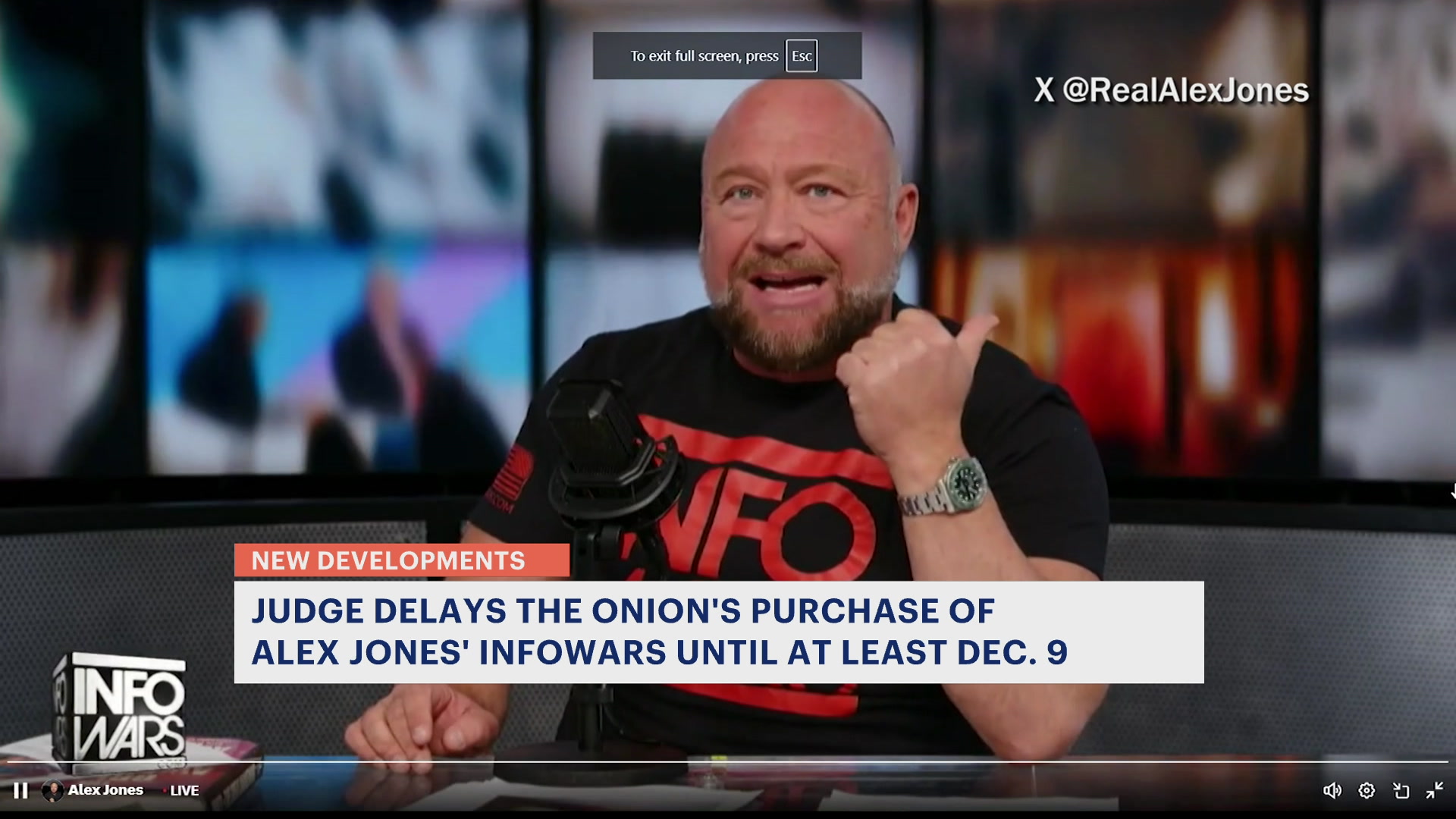 News 12 | The Bronx | Judge in Alex Jones’ bankruptcy case orders new ...