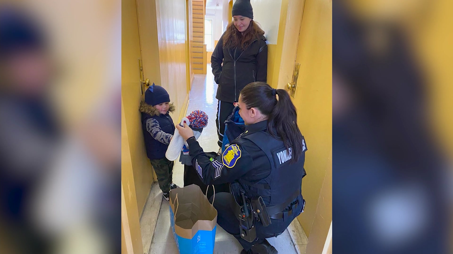 News 12 | Westchester | Yonkers Police Sergeant Spreads Christmas Cheer ...