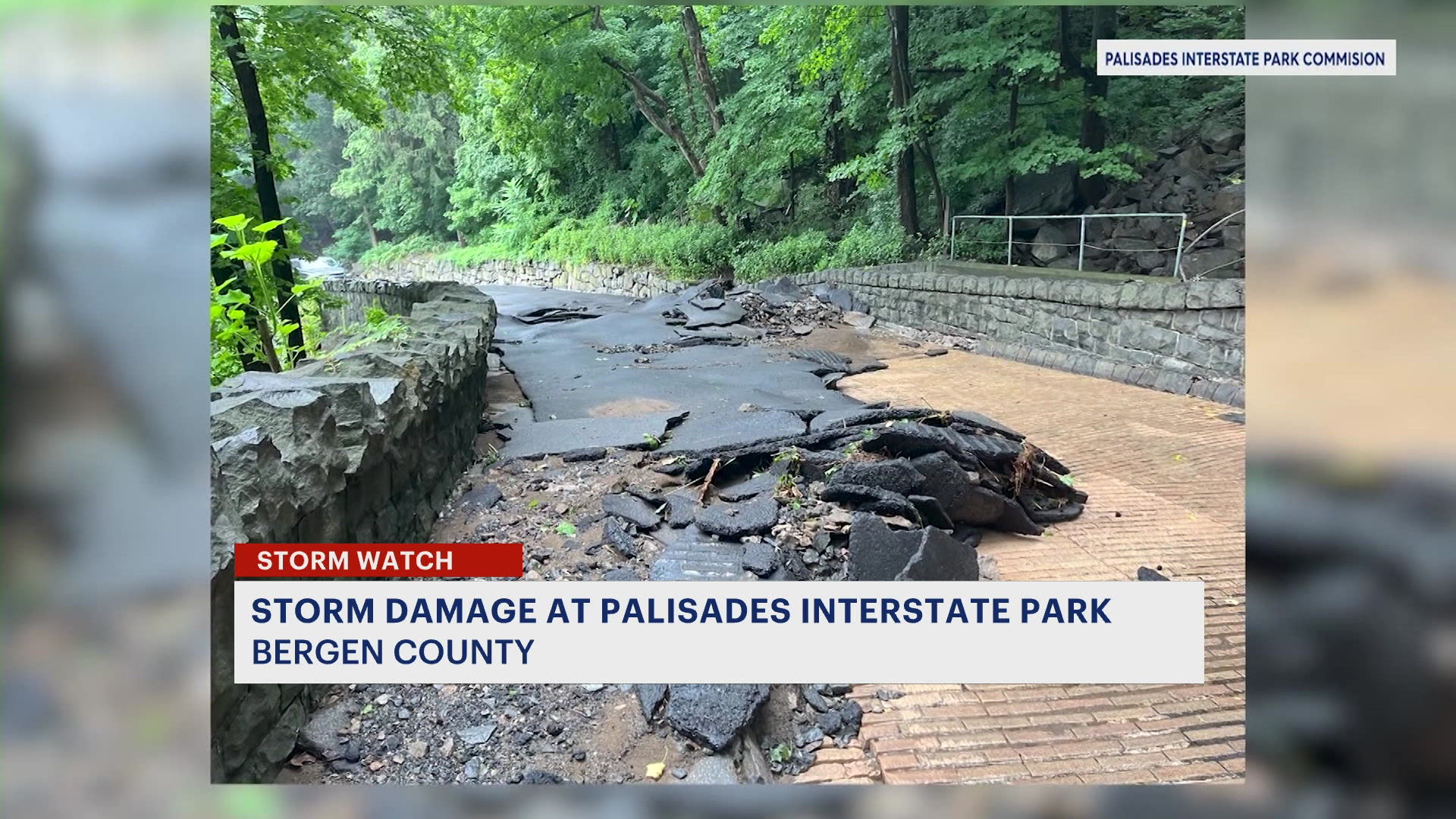 News 12 | New Jersey | Mudslide Damage From Tuesdays Storm Closes ...