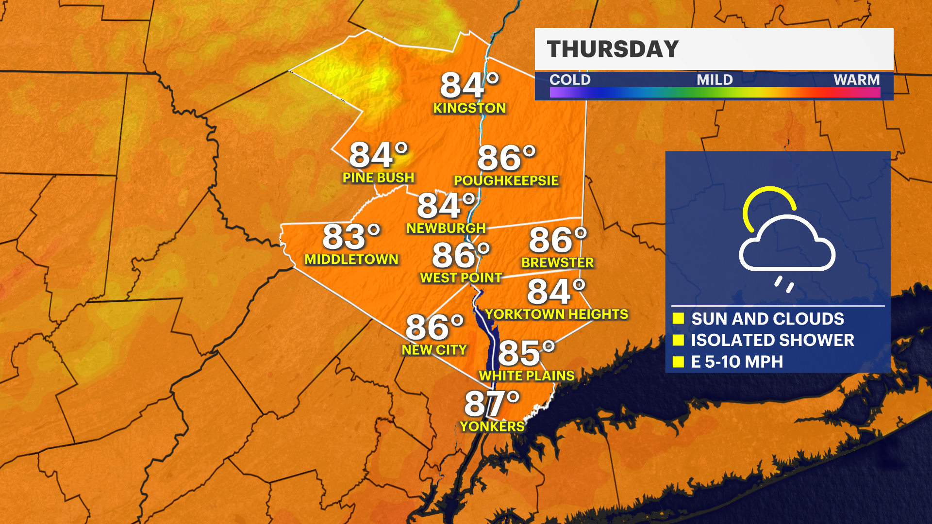 Mix of sun and clouds Thursday, wet Friday before a nice weekend