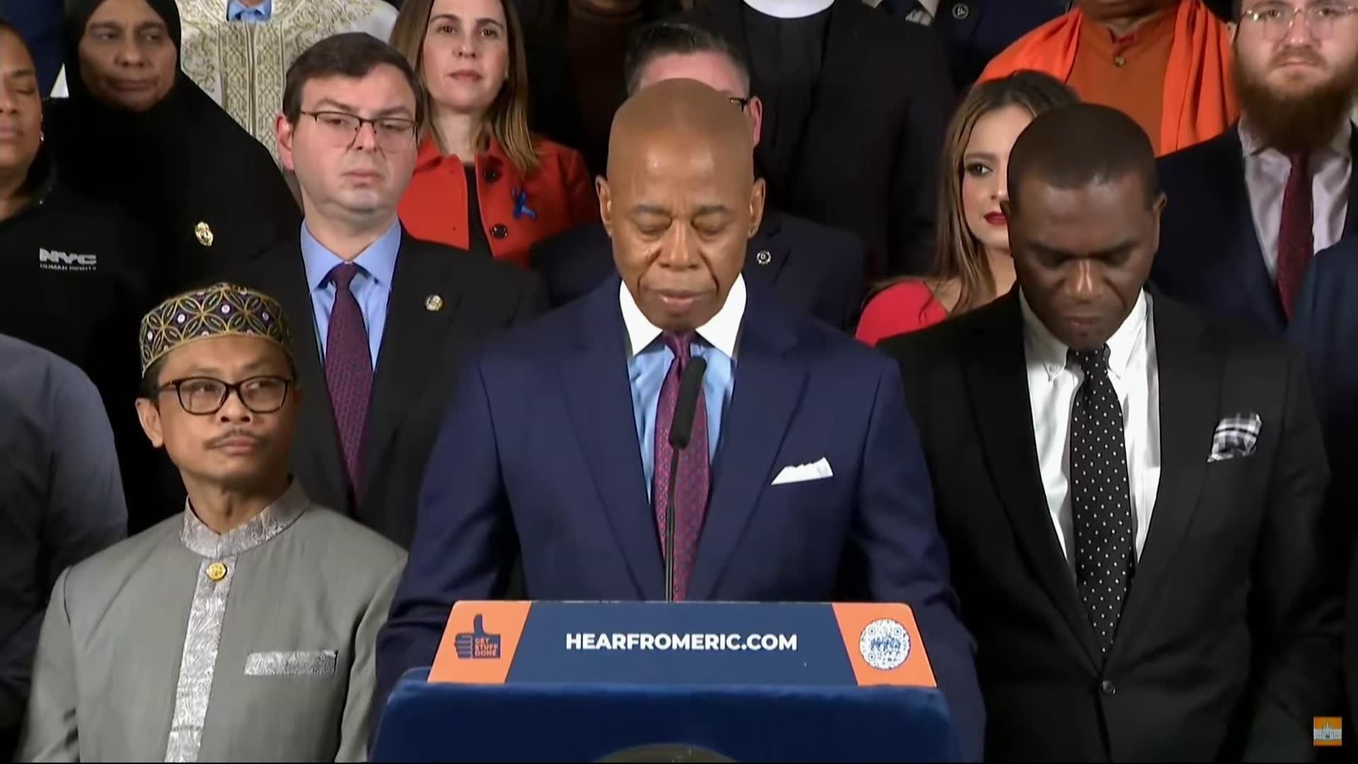 Mayor Adams increases security around menorah displays and Jewish ...