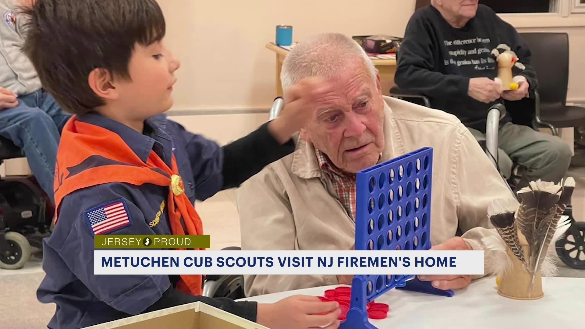 Jersey Proud: Cub Scout pack visits New Jersey Firemen’s Home