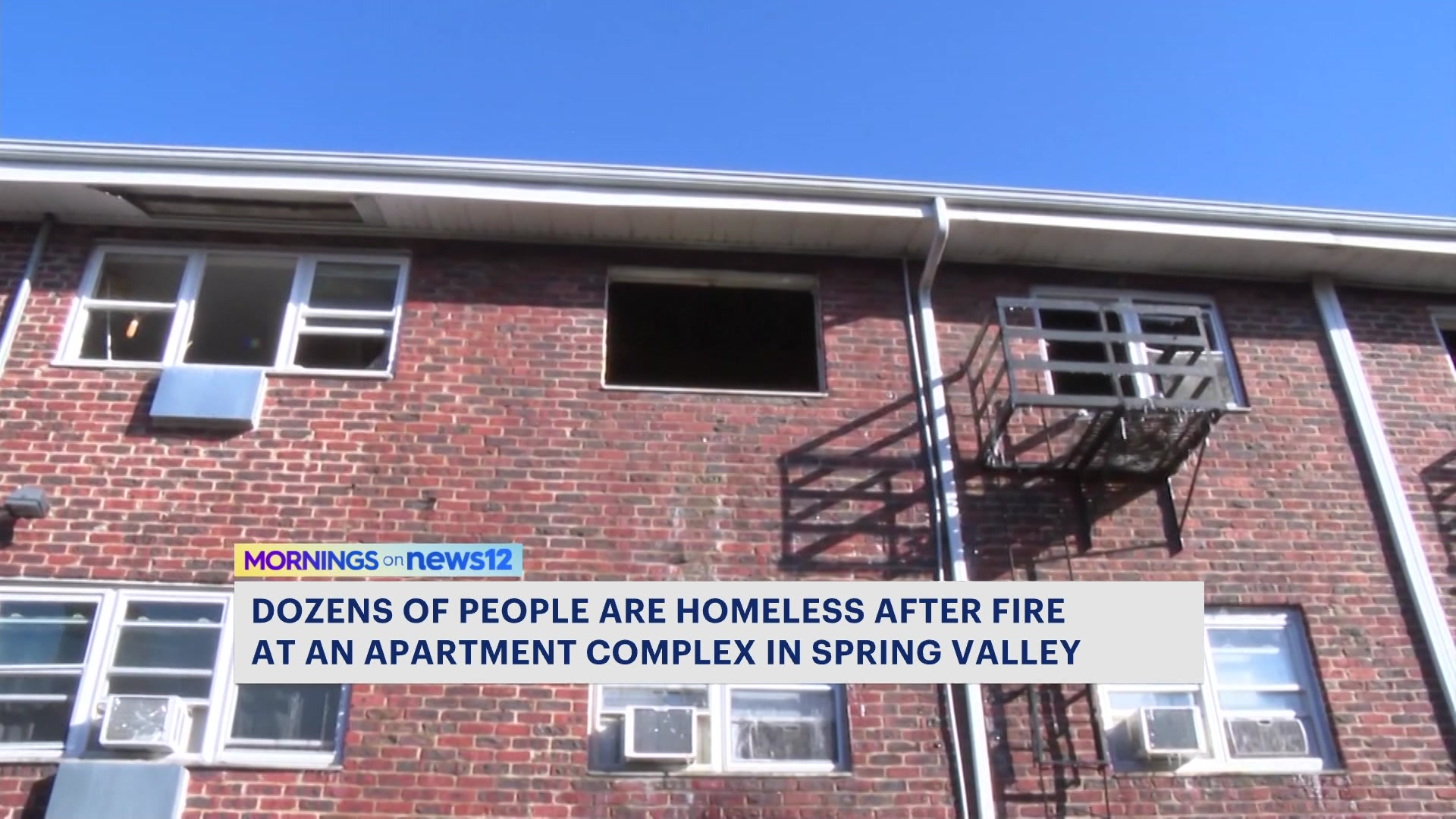 Dozens left homeless as fire ravages apartment complex in Spring Valley