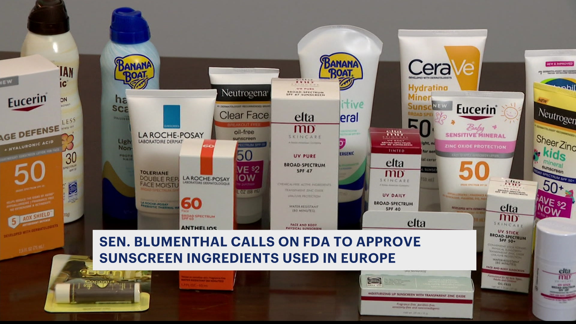Sen. Blumenthal calls on FDA to approve sunscreen ingredients used in ...